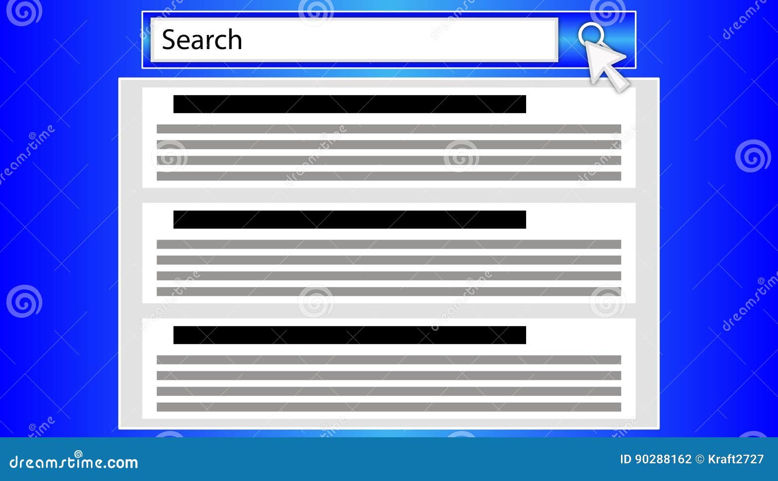 Search string in browser stock vector. Illustration of beige - 90288162