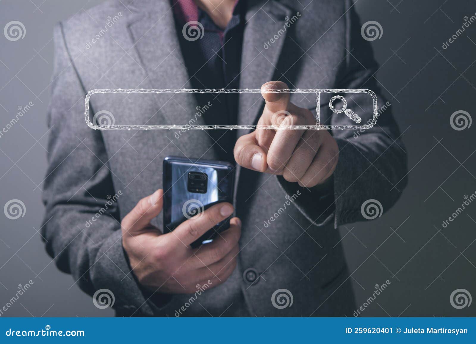 Search String with a Magnifying Glass from the Web Stock Image - Image ...