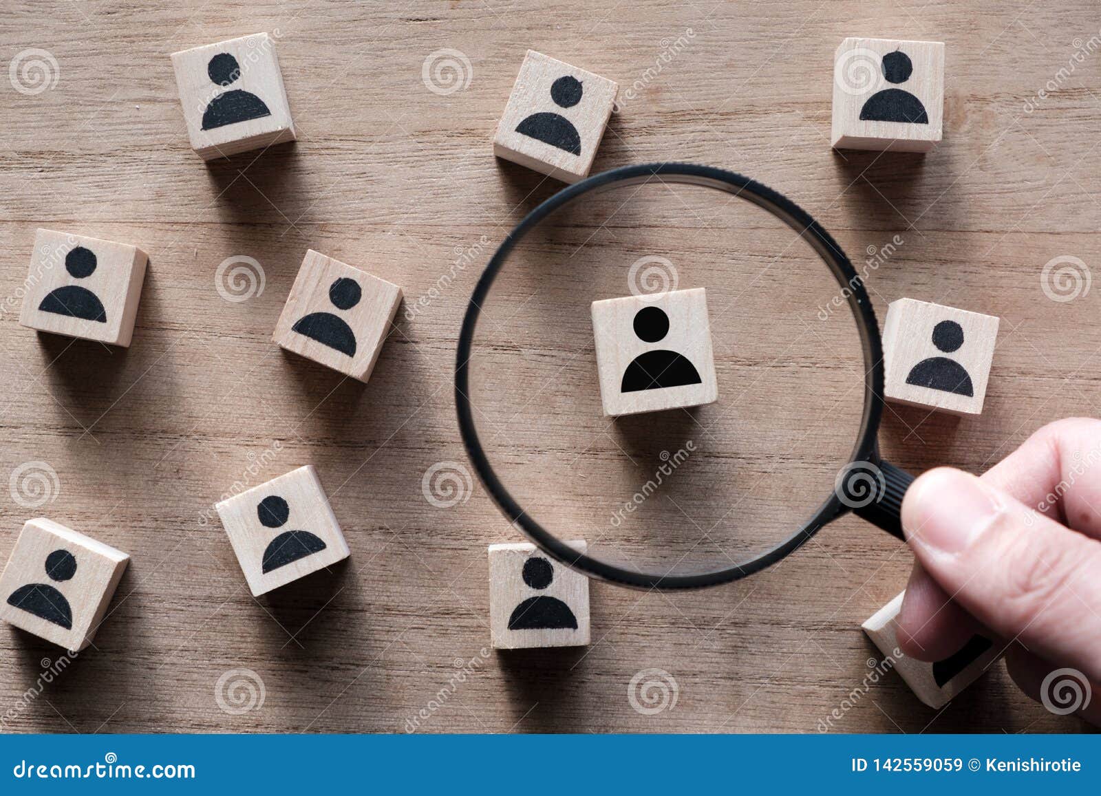 Search for Talent or Looking for Employee Stock Image - Image of look ...