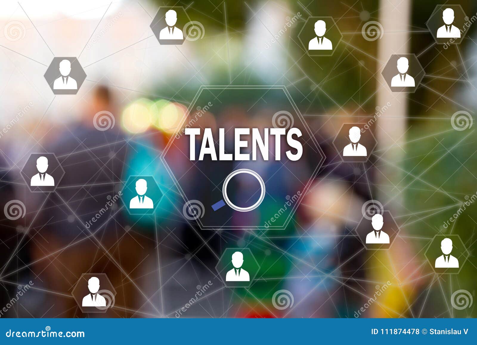 Search Talented Employees, Human Resources on the Touch Screen To the ...