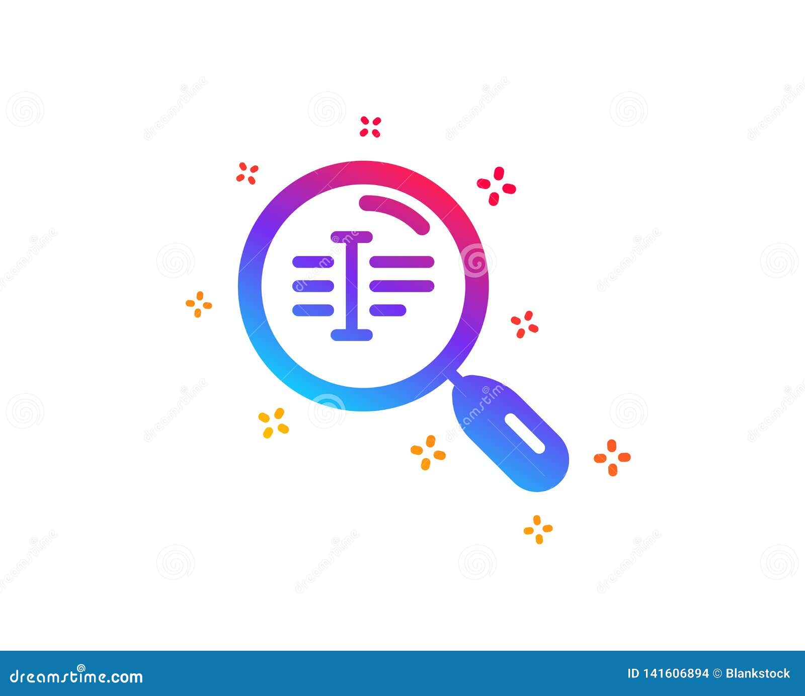 Search Text Icon. Find Word Sign. Vector Stock Vector - Illustration of ...