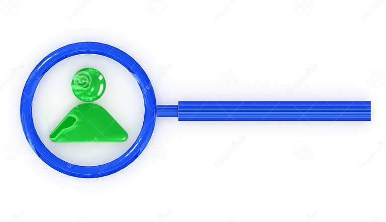 Search user sign stock illustration. Illustration of icon - 13778385