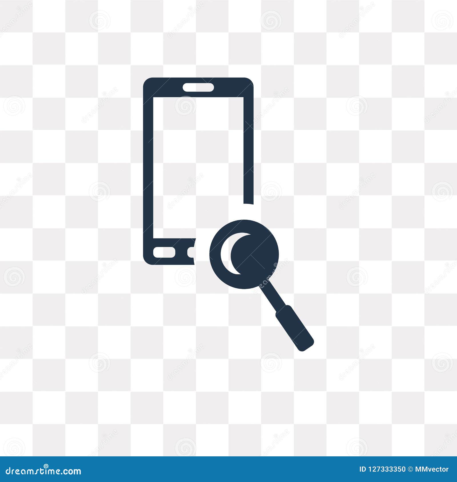 Search Vector Icon Isolated on Transparent Background, Search T Stock ...