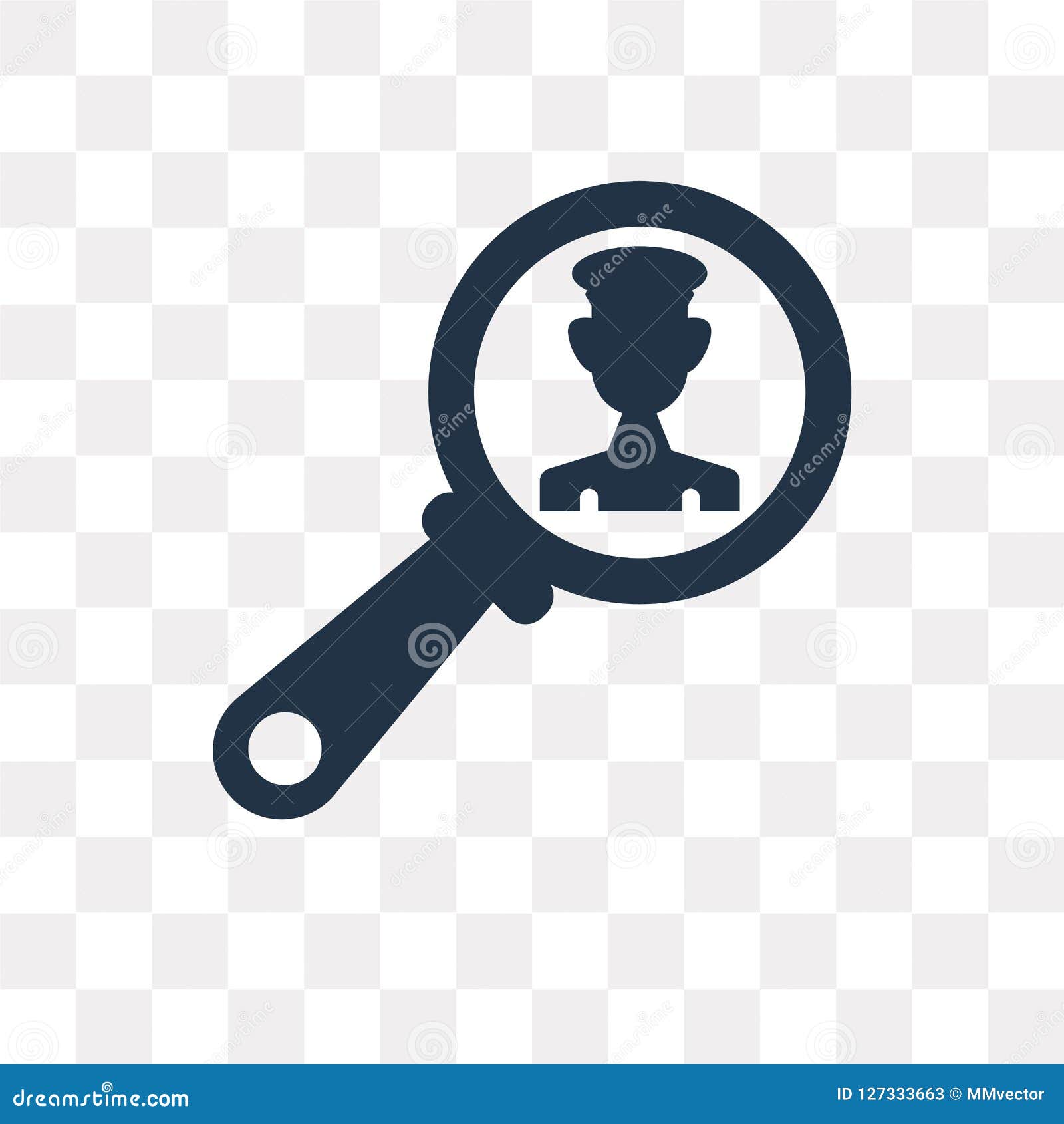 Search Vector Icon Isolated on Transparent Background, Search T Stock ...