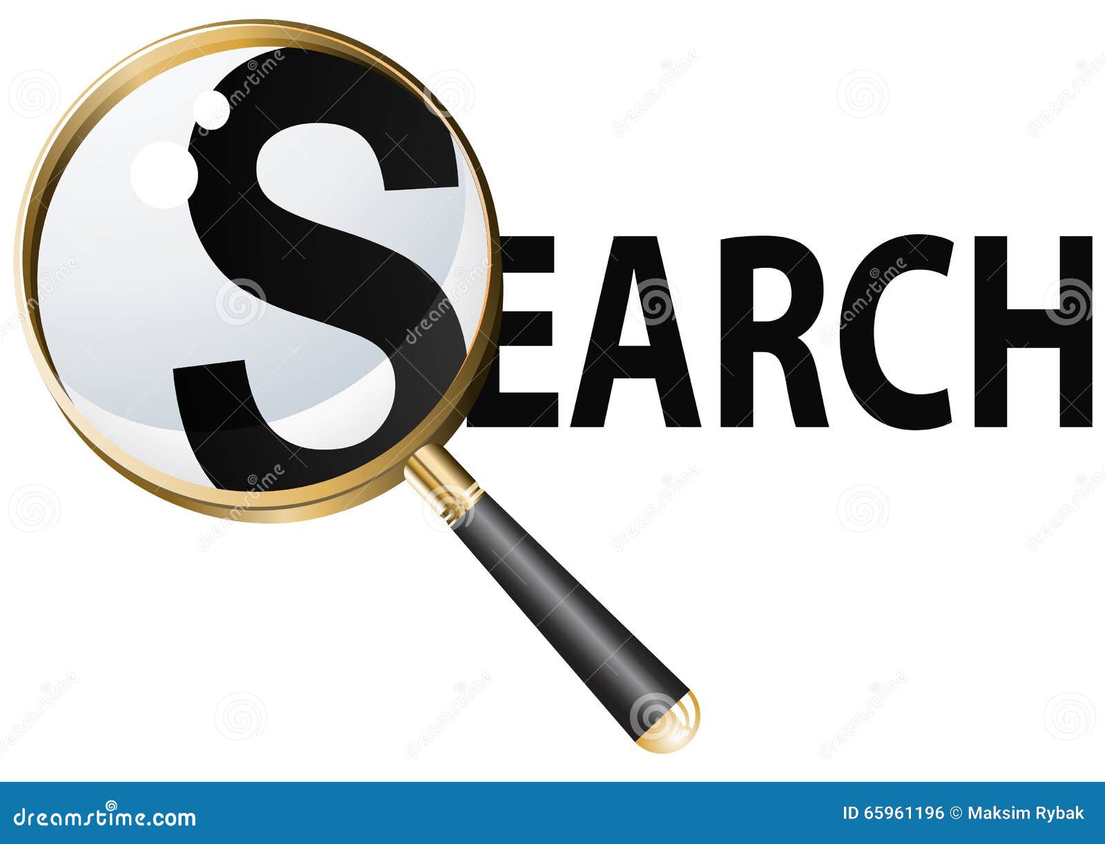 Search vector illustration stock vector. Illustration of sign - 65961196