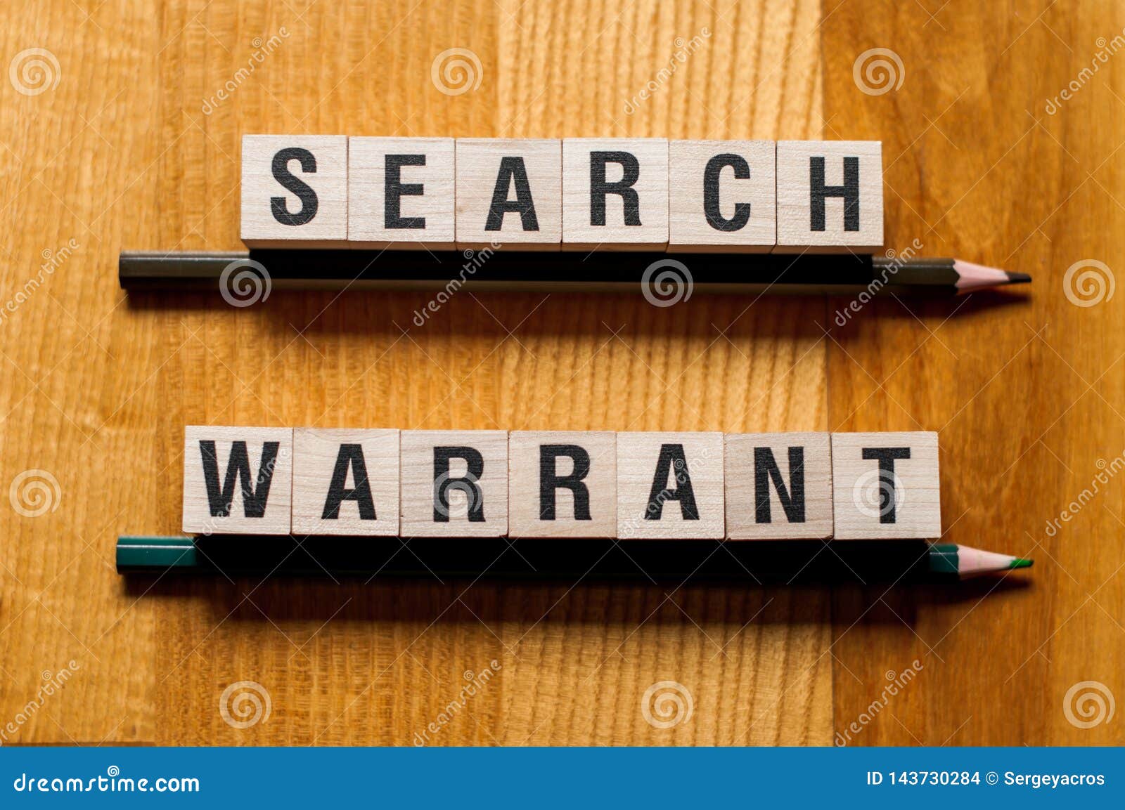 Search Warrant Words Concept Stock Photo - Image of catalog, background ...