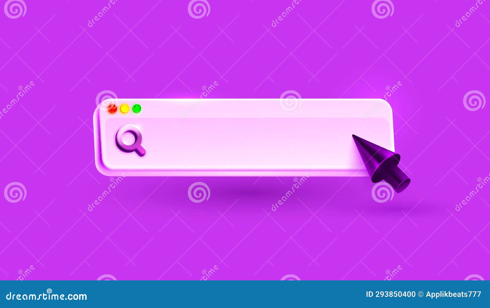 Search Web Banner, Browse Network, Frame Address Menu. Vector Stock ...
