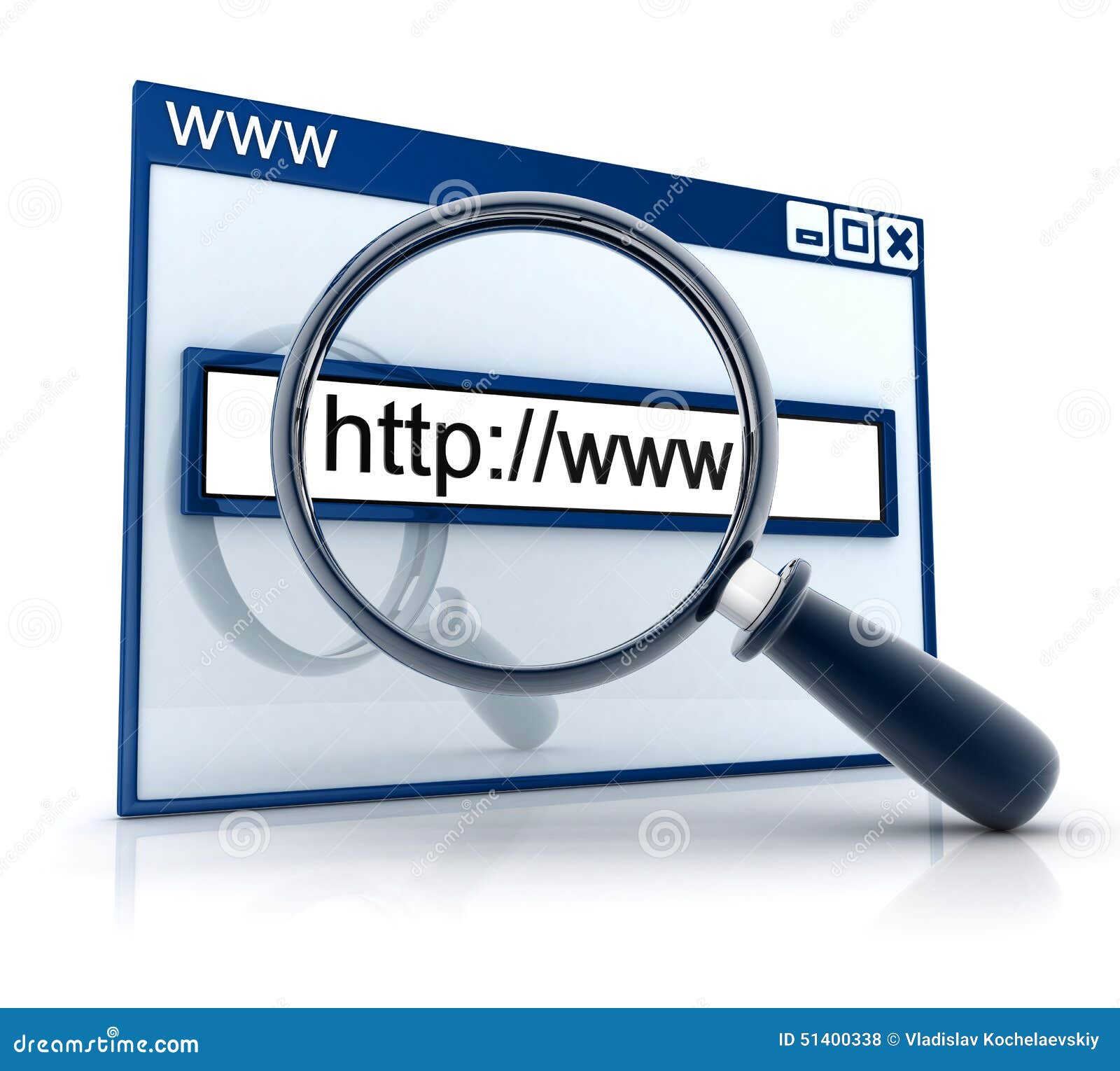 Search web-page stock illustration. Illustration of http - 51400338