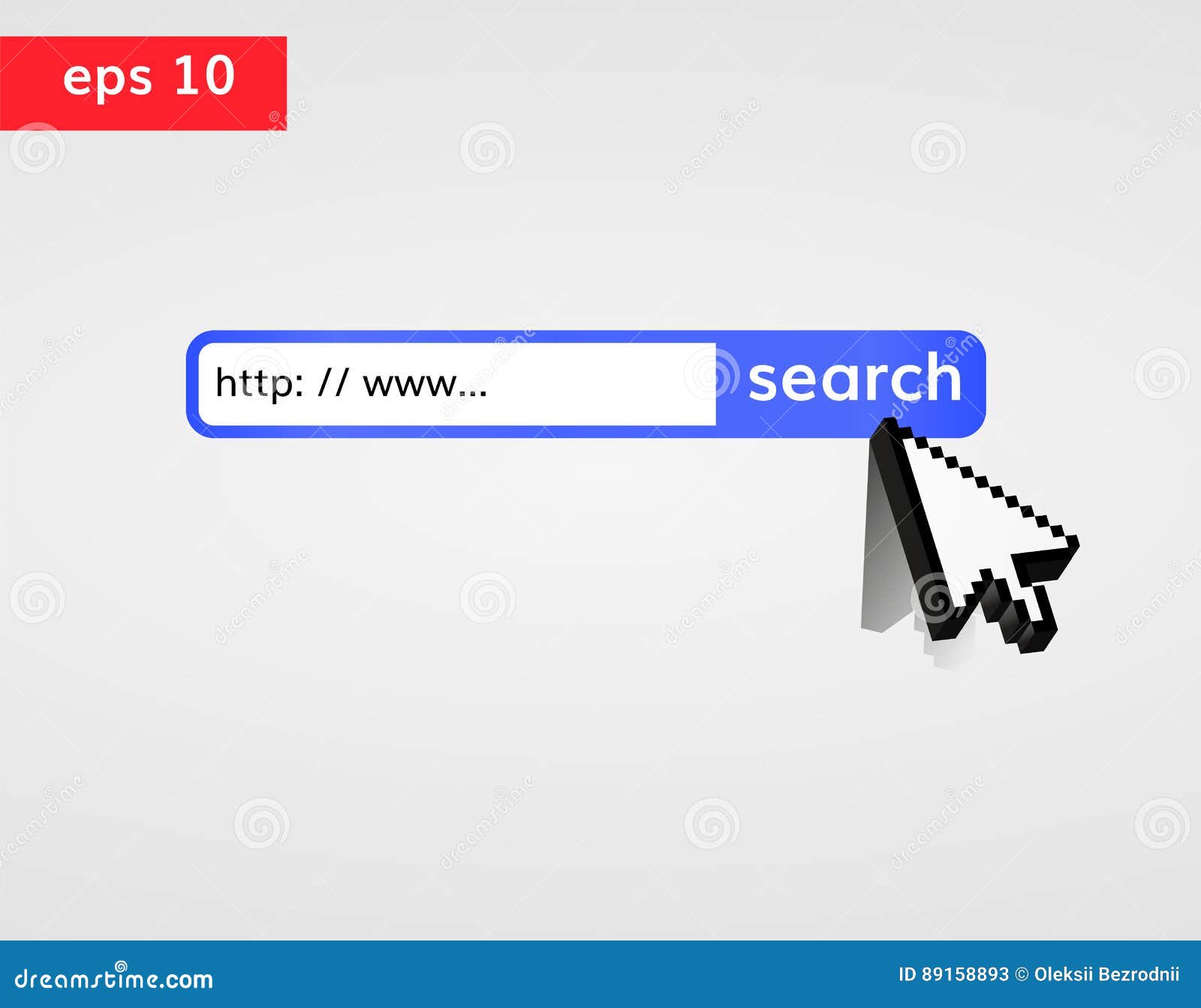 Search in Web Vector Illustration. Stock Vector - Illustration of ...
