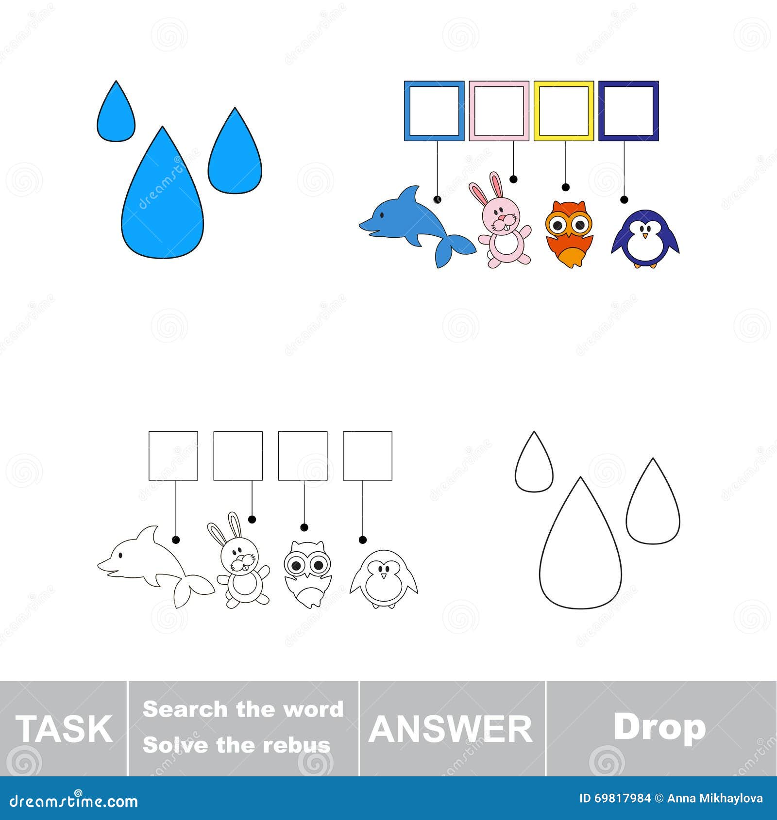 Search the word Drop stock vector. Illustration of alphabet - 69817984