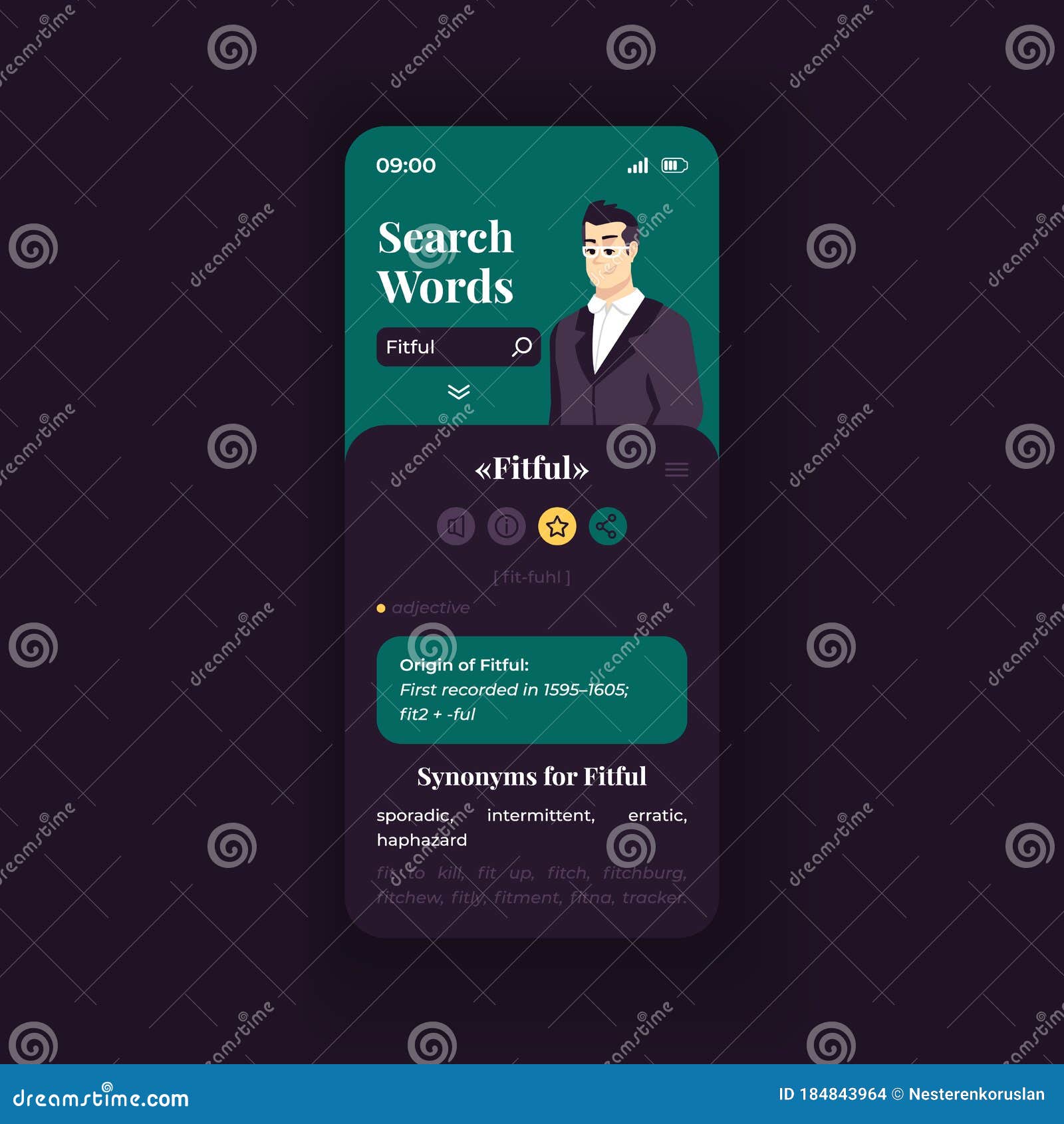 Vocabulary Screen Stock Illustrations – 289 Vocabulary Screen Stock ...