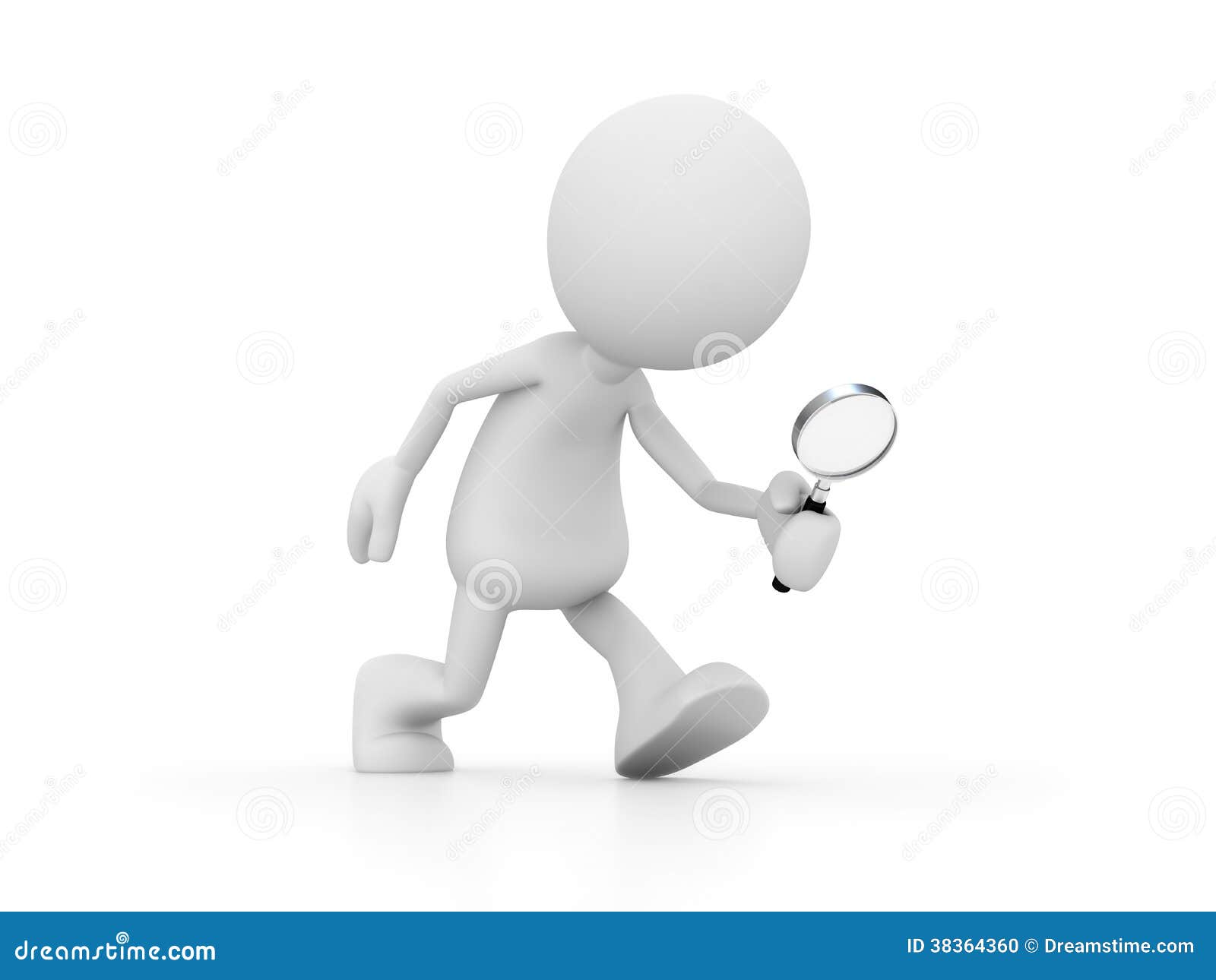 Searching .... stock illustration. Illustration of figure - 38364360