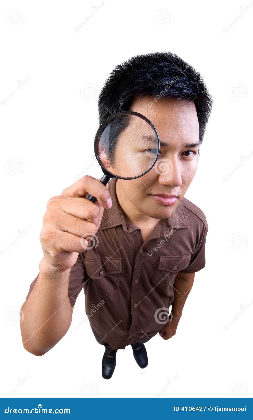 Searching stock image. Image of fisheyes, dude, curiosity - 4106427
