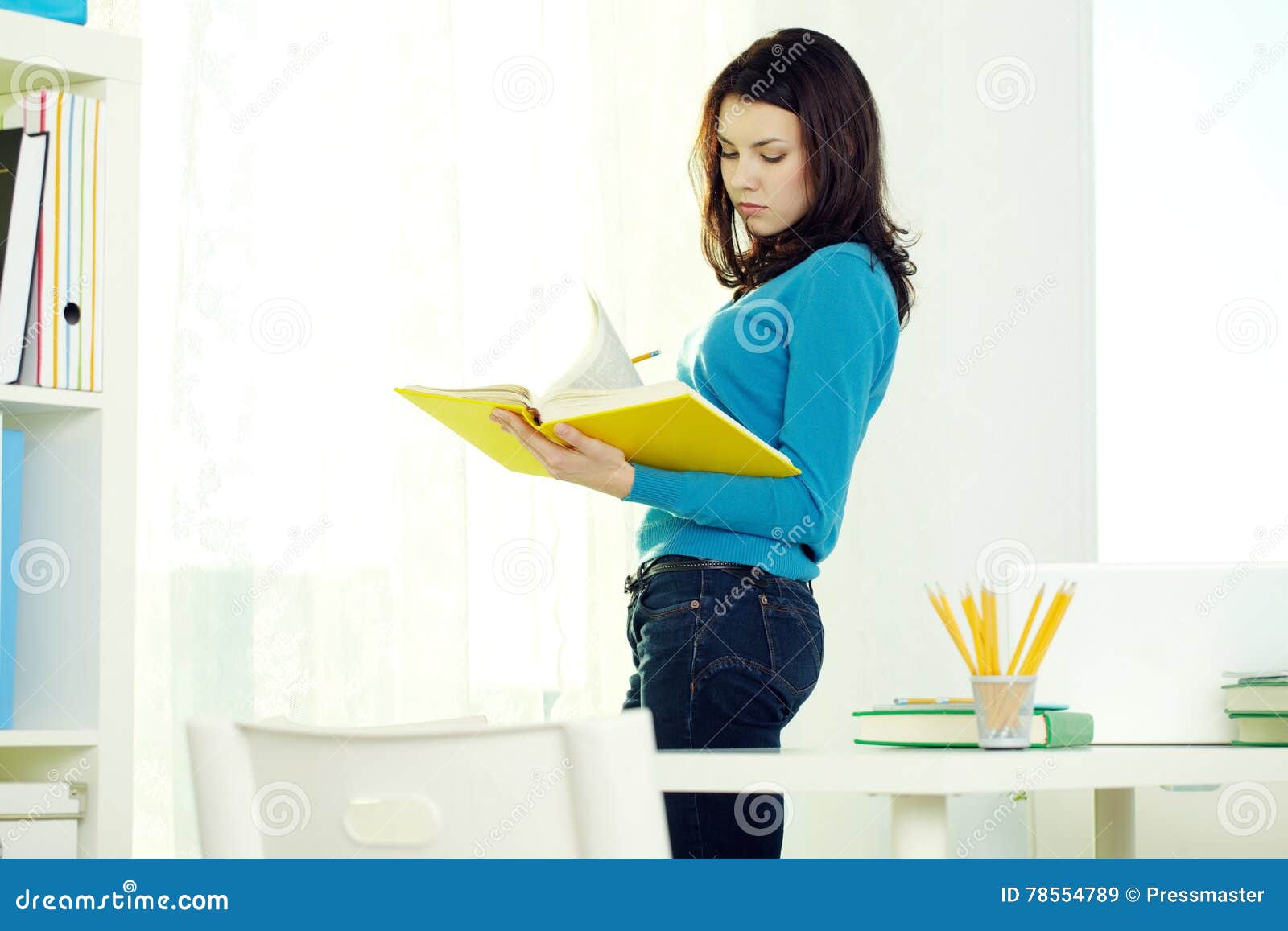 Searching for the answer stock image. Image of learning - 78554789