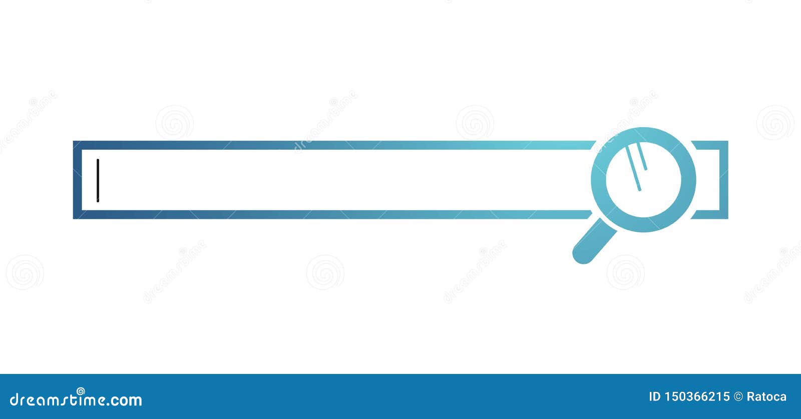 Searching bar design stock vector. Illustration of glass - 150366215