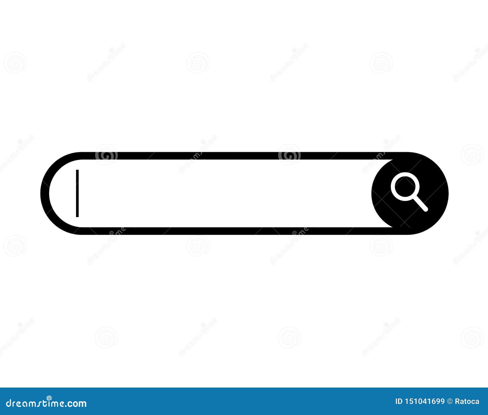 Searching bar illustration stock vector. Illustration of element ...