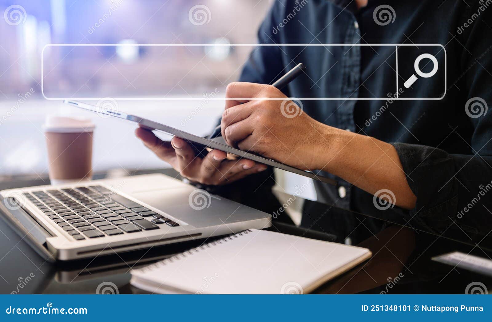 Searching Browsing Internet Data Information Networking Concept with ...