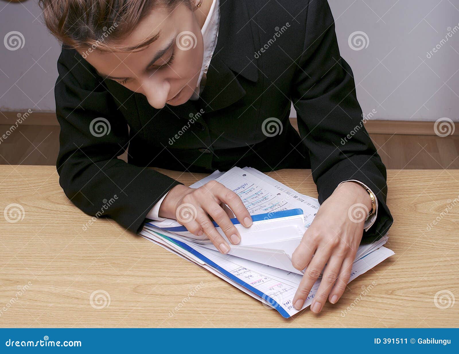 Searching Documents 3 stock image. Image of fingers, papers - 391511