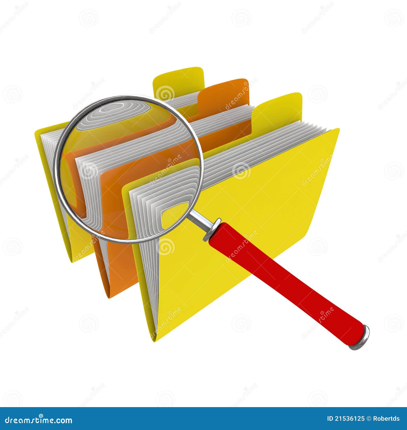 Searching for files stock illustration. Illustration of documents ...
