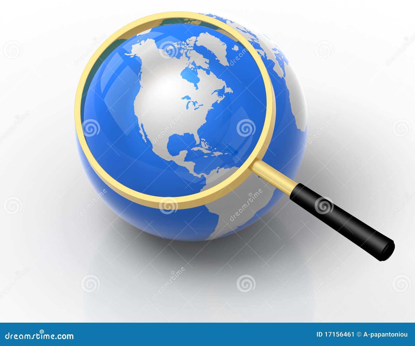 Searching the Globe stock illustration. Illustration of globe - 17156461