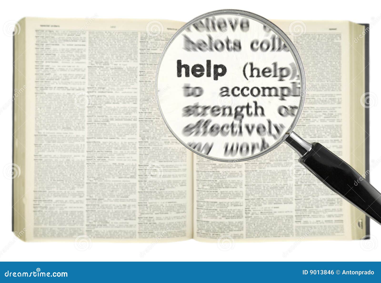 Searching for HELP stock photo. Image of macro, increase - 9013846