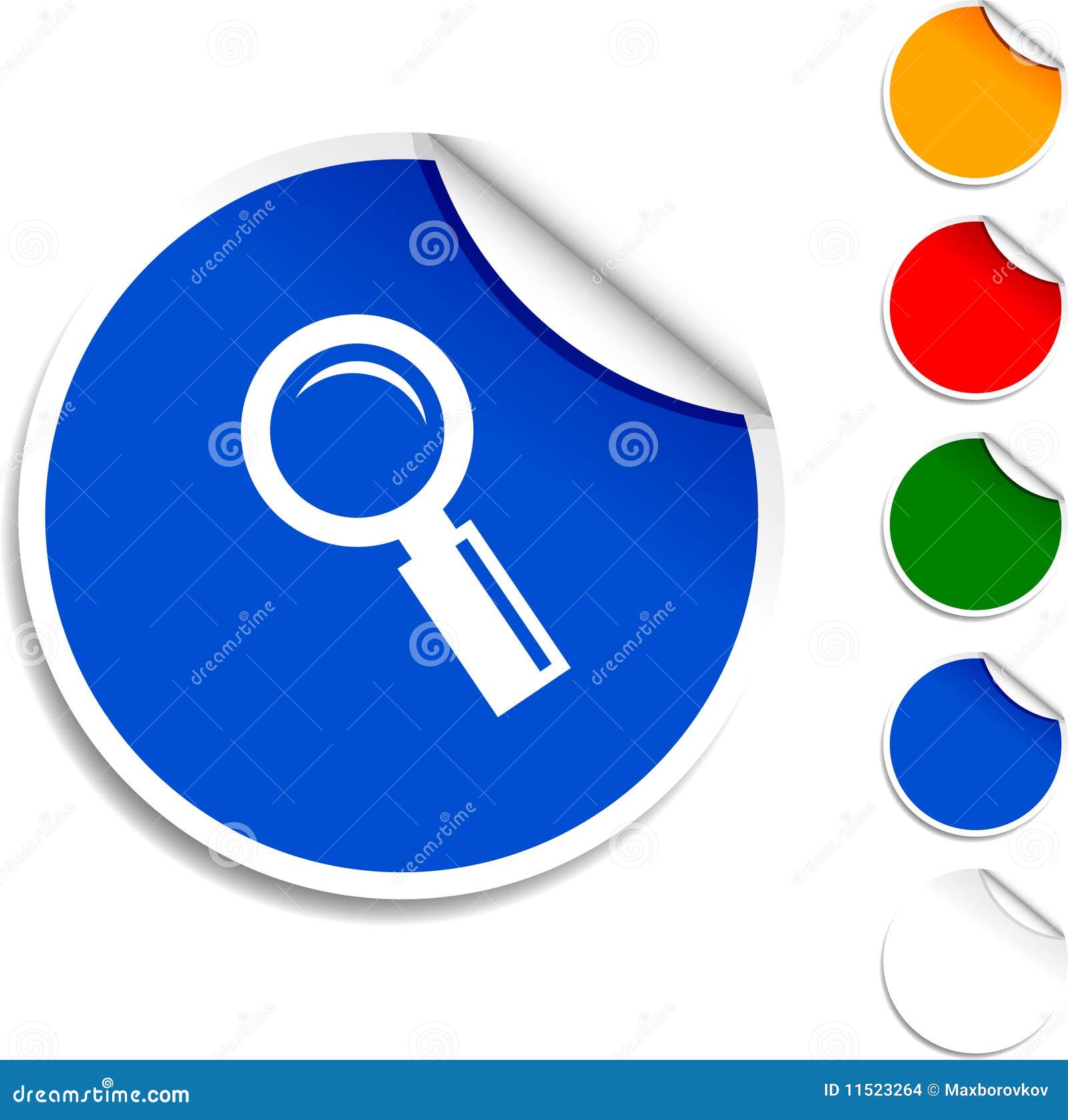 Searching icon. stock vector. Illustration of searching - 11523264