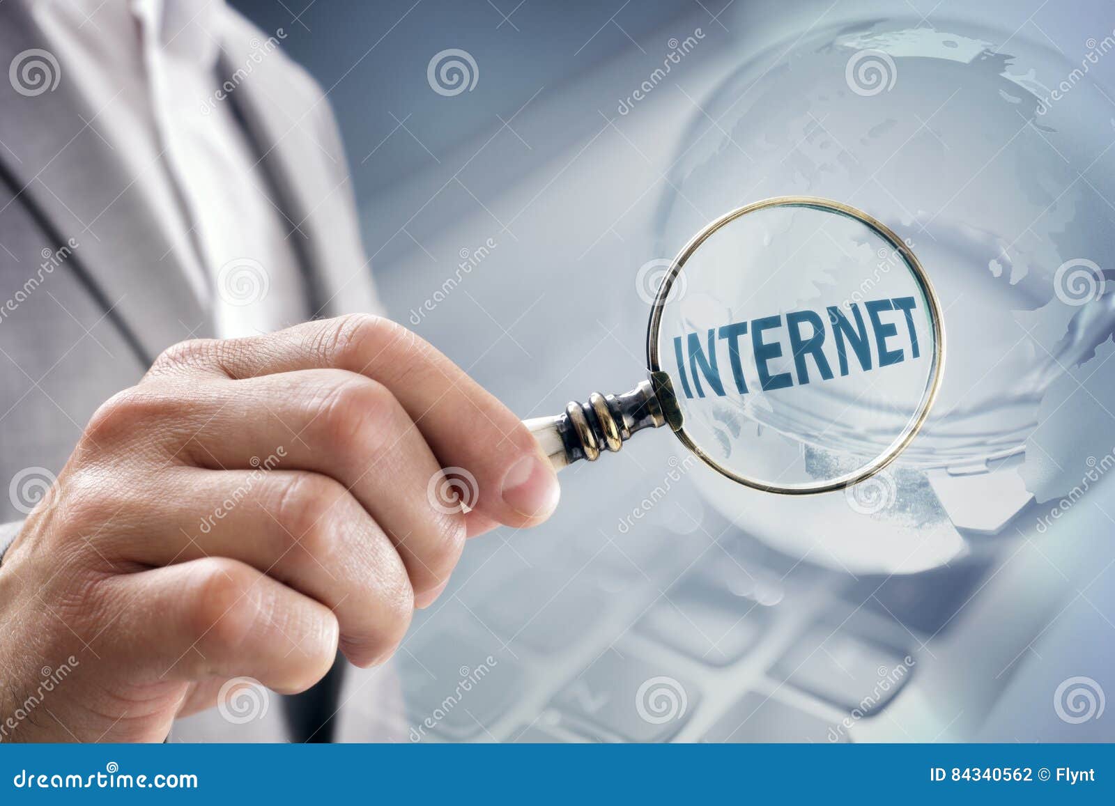 Searching the Internet stock photo. Image of examining - 84340562