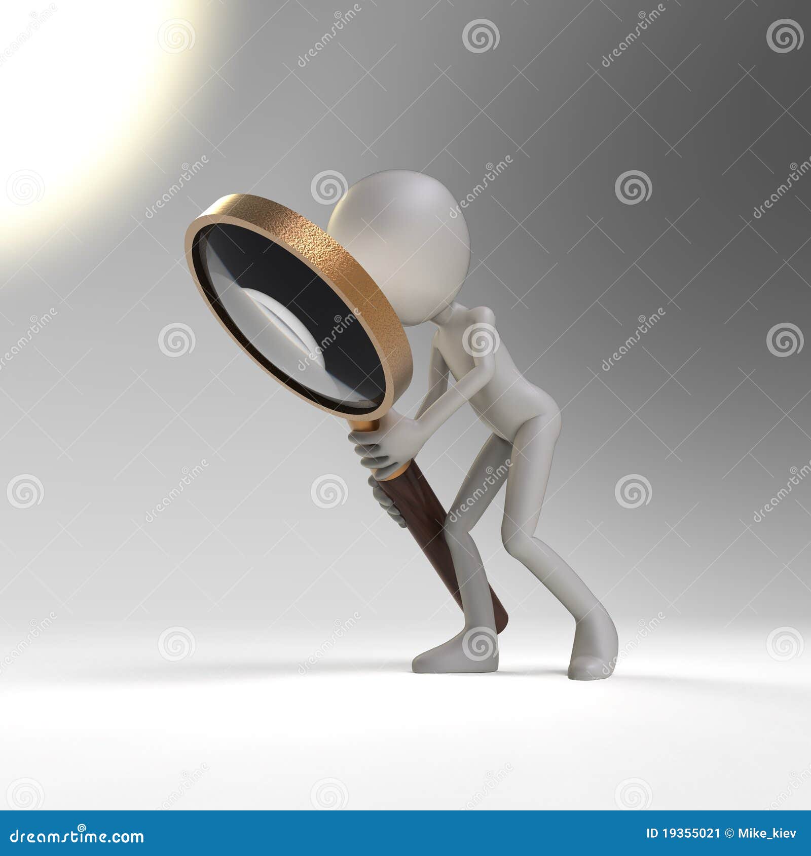 Searching man stock illustration. Illustration of lens - 19355021