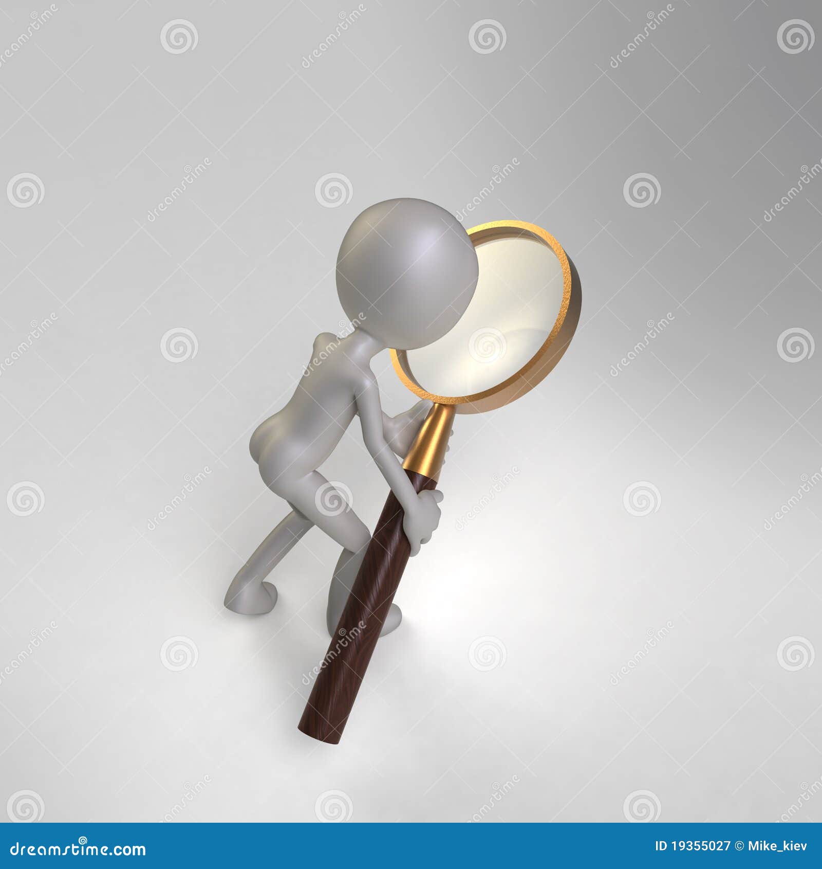 Searching man stock illustration. Illustration of search - 19355027