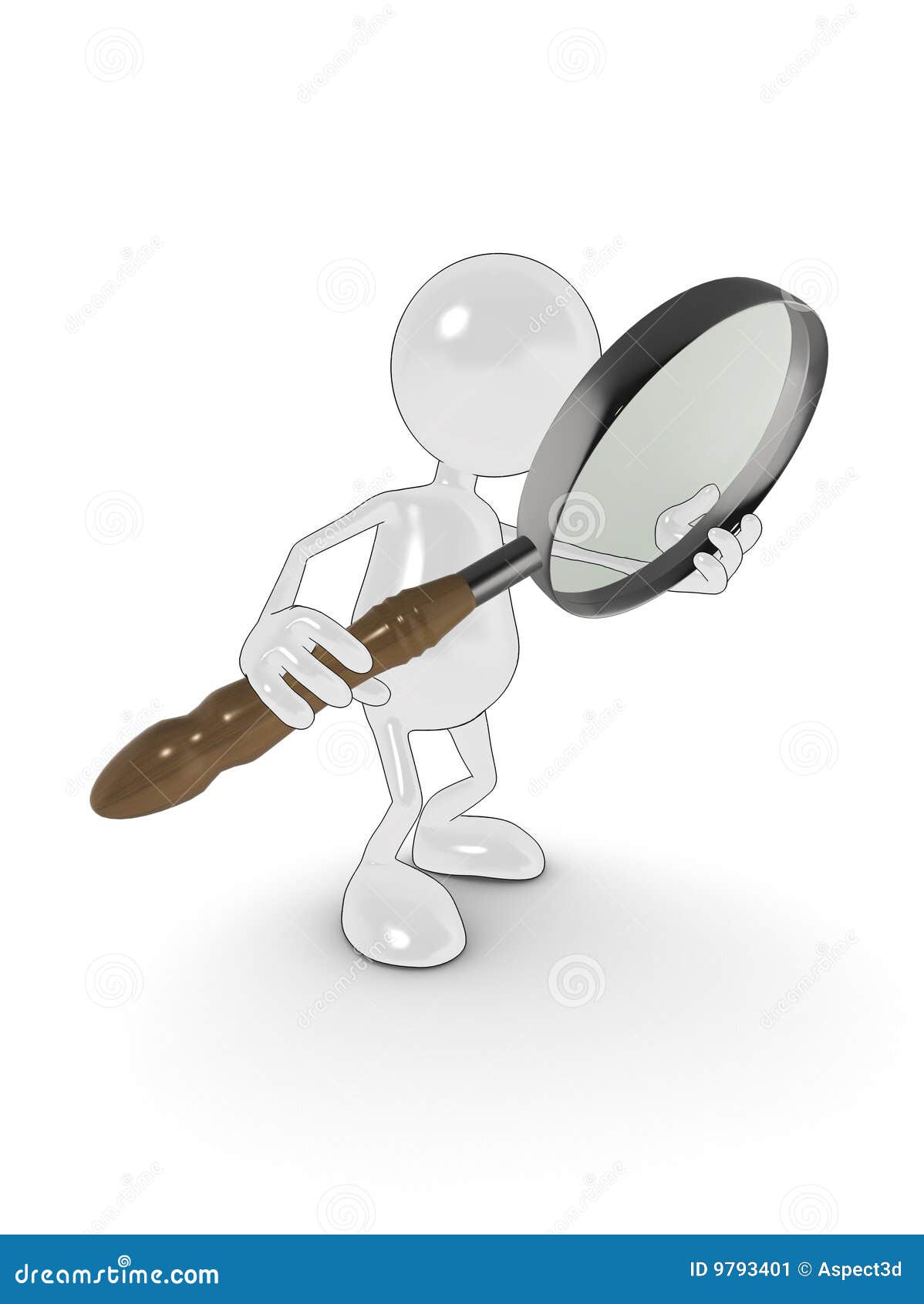 Searching man (front) stock illustration. Illustration of hand - 9793401
