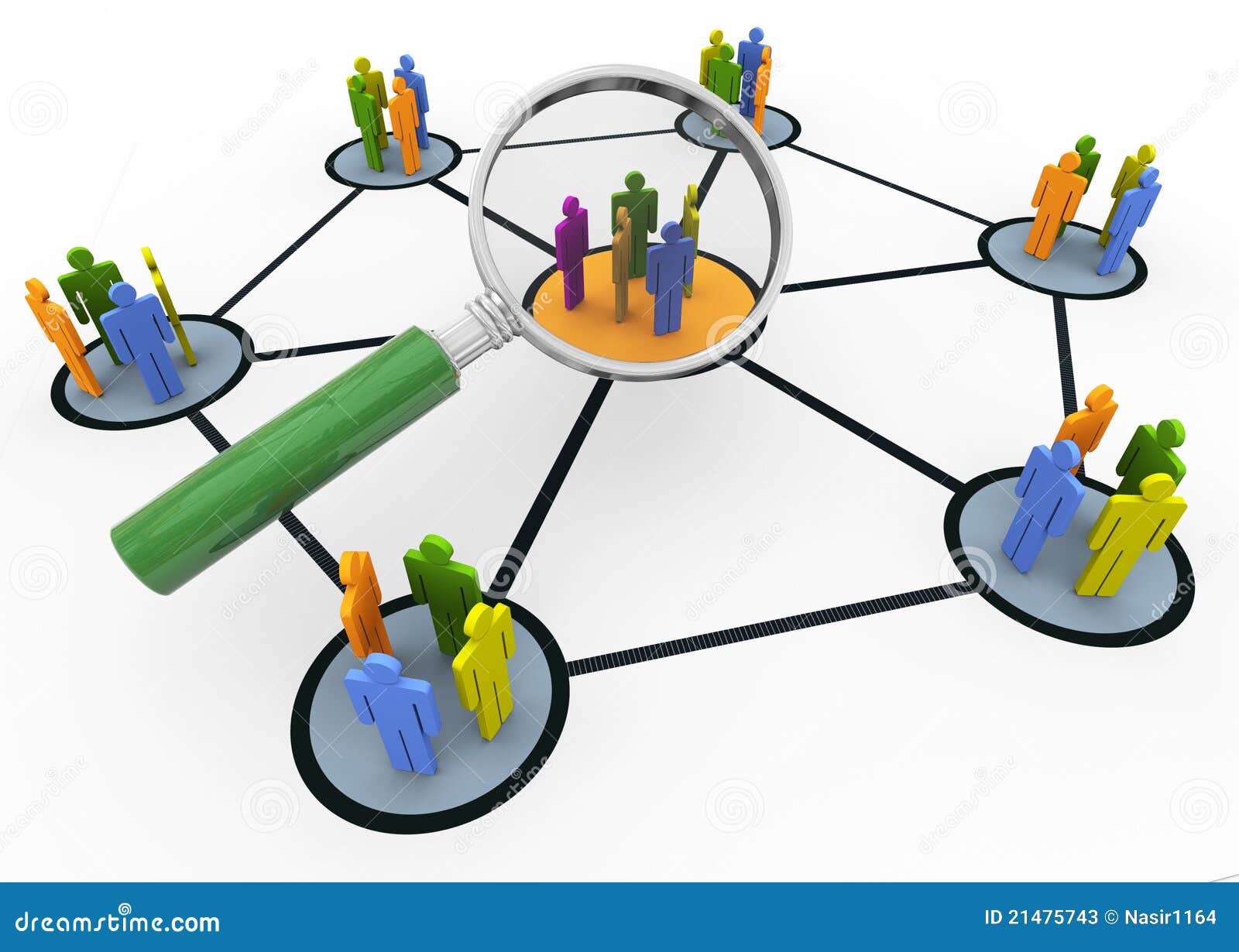 Searching people stock illustration. Illustration of meeting - 21475743