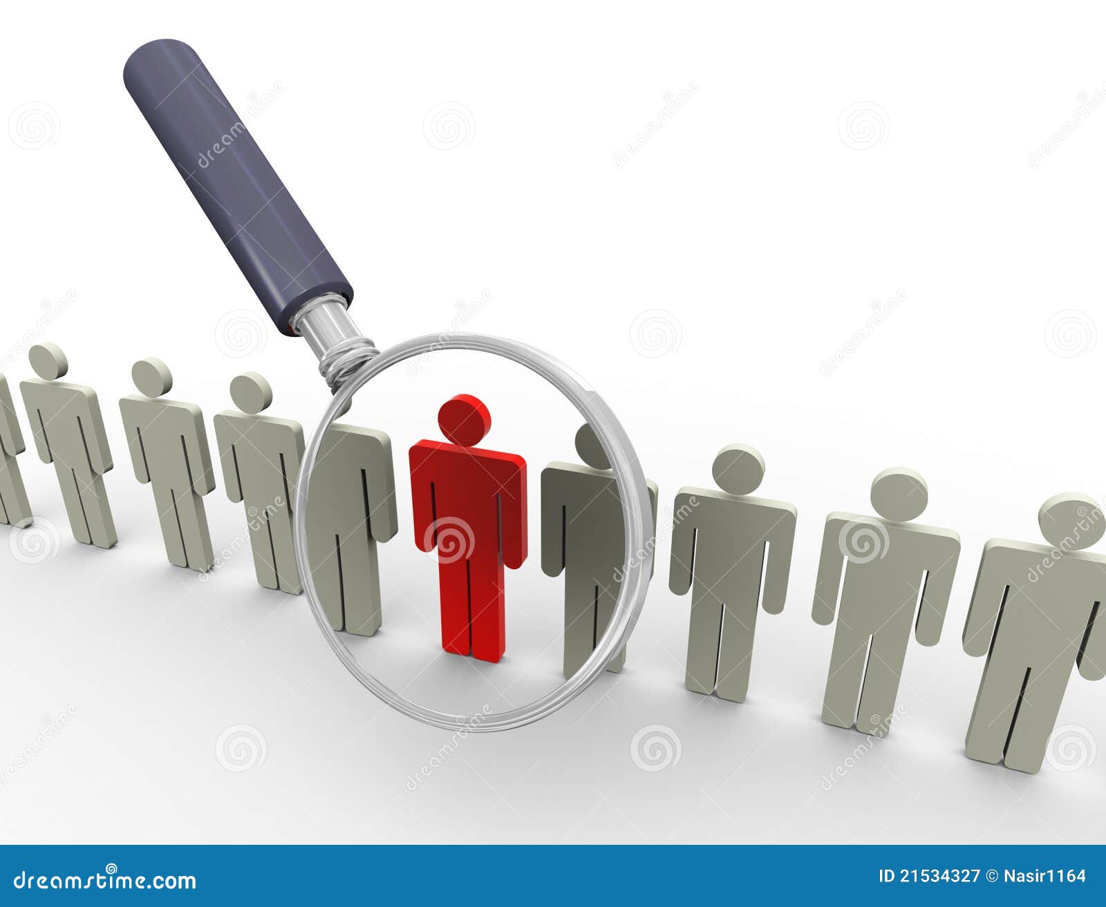 Searching people stock illustration. Illustration of customer - 21534327