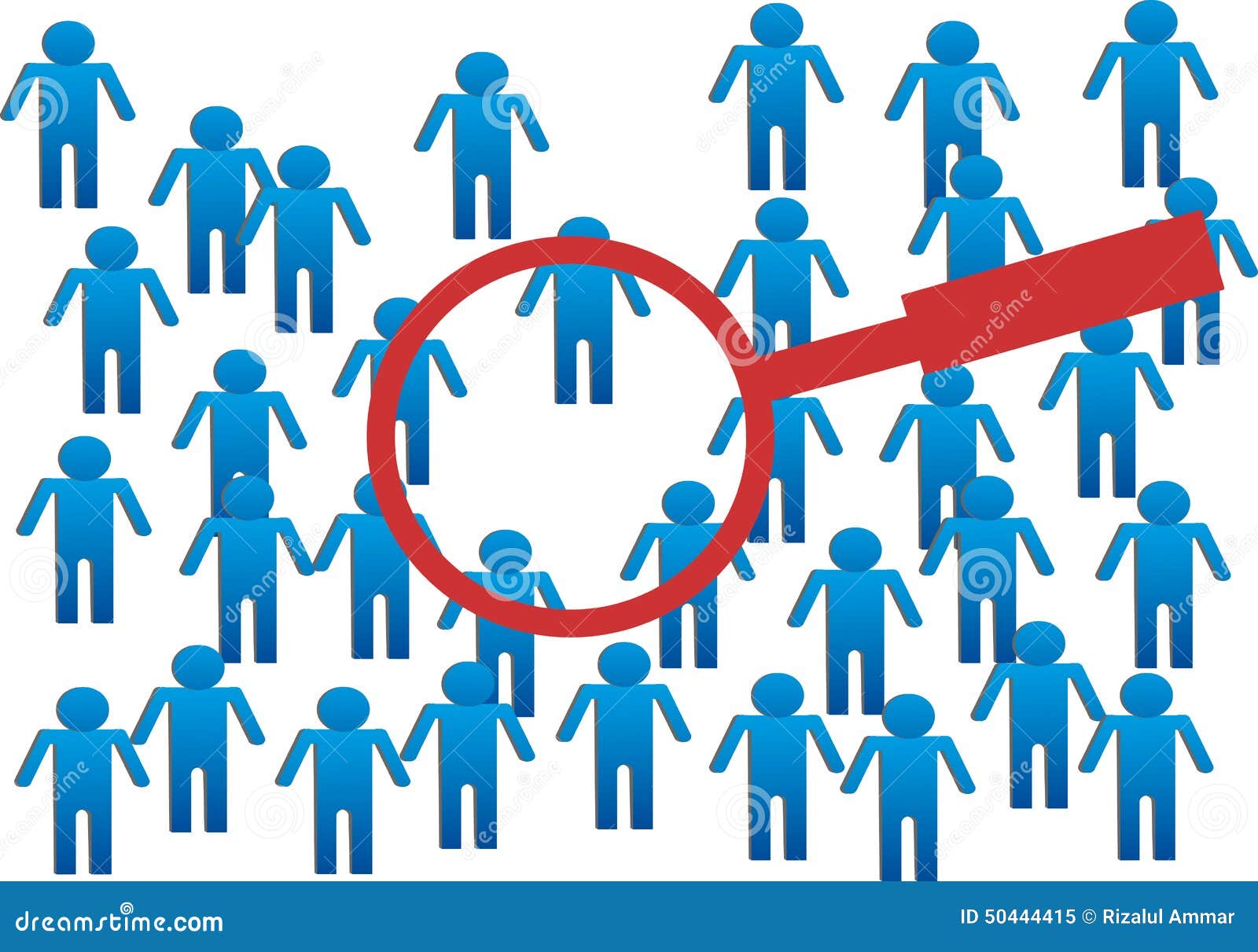 Searching people stock vector. Illustration of fast, searching - 50444415