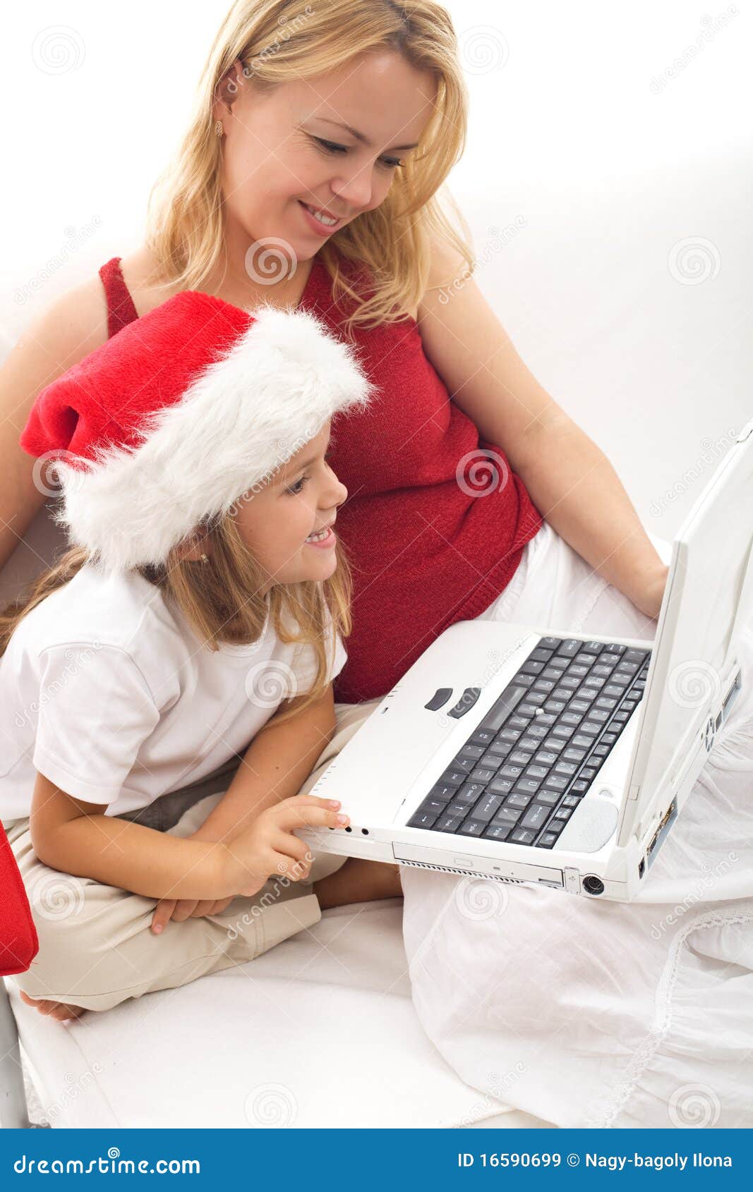 Searching for the Perfect Christmas Gift Online Stock Image - Image of ...