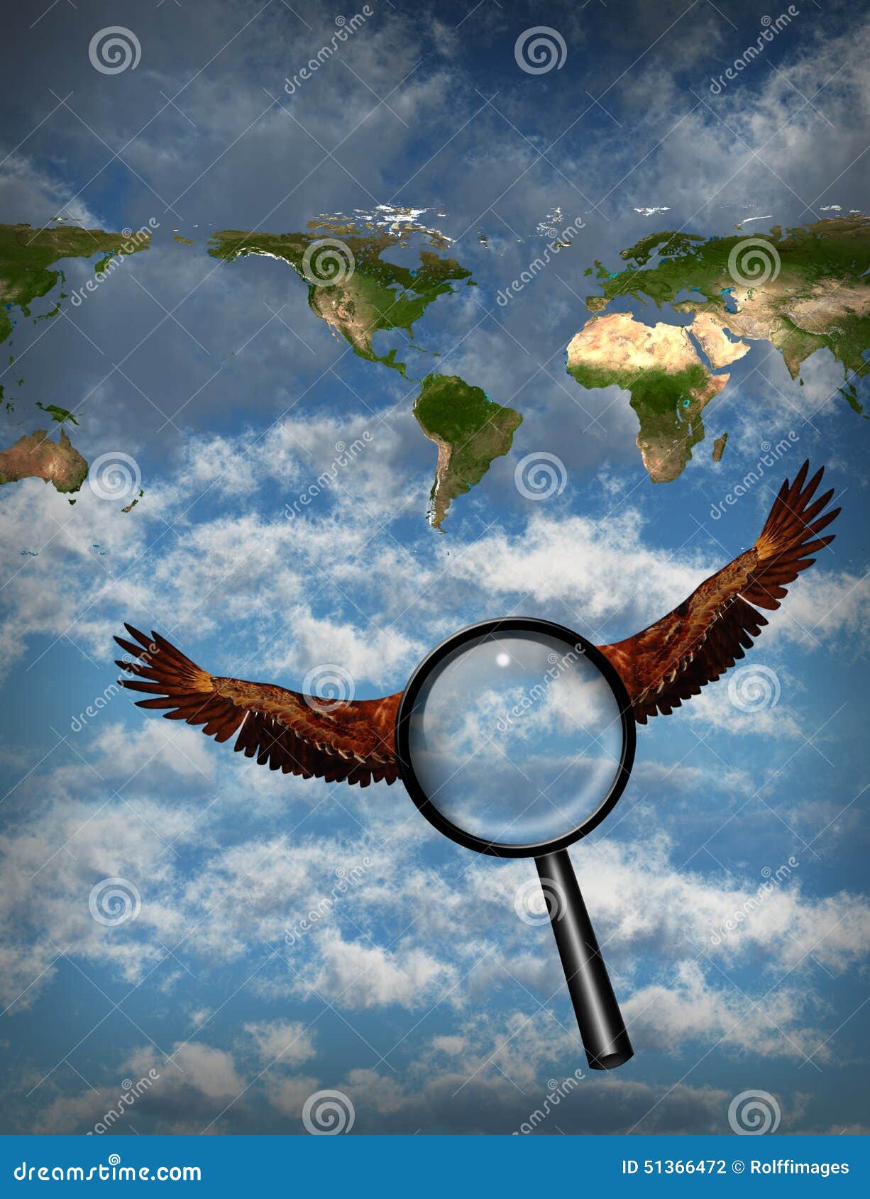 Searching the planet stock illustration. Illustration of exploration ...