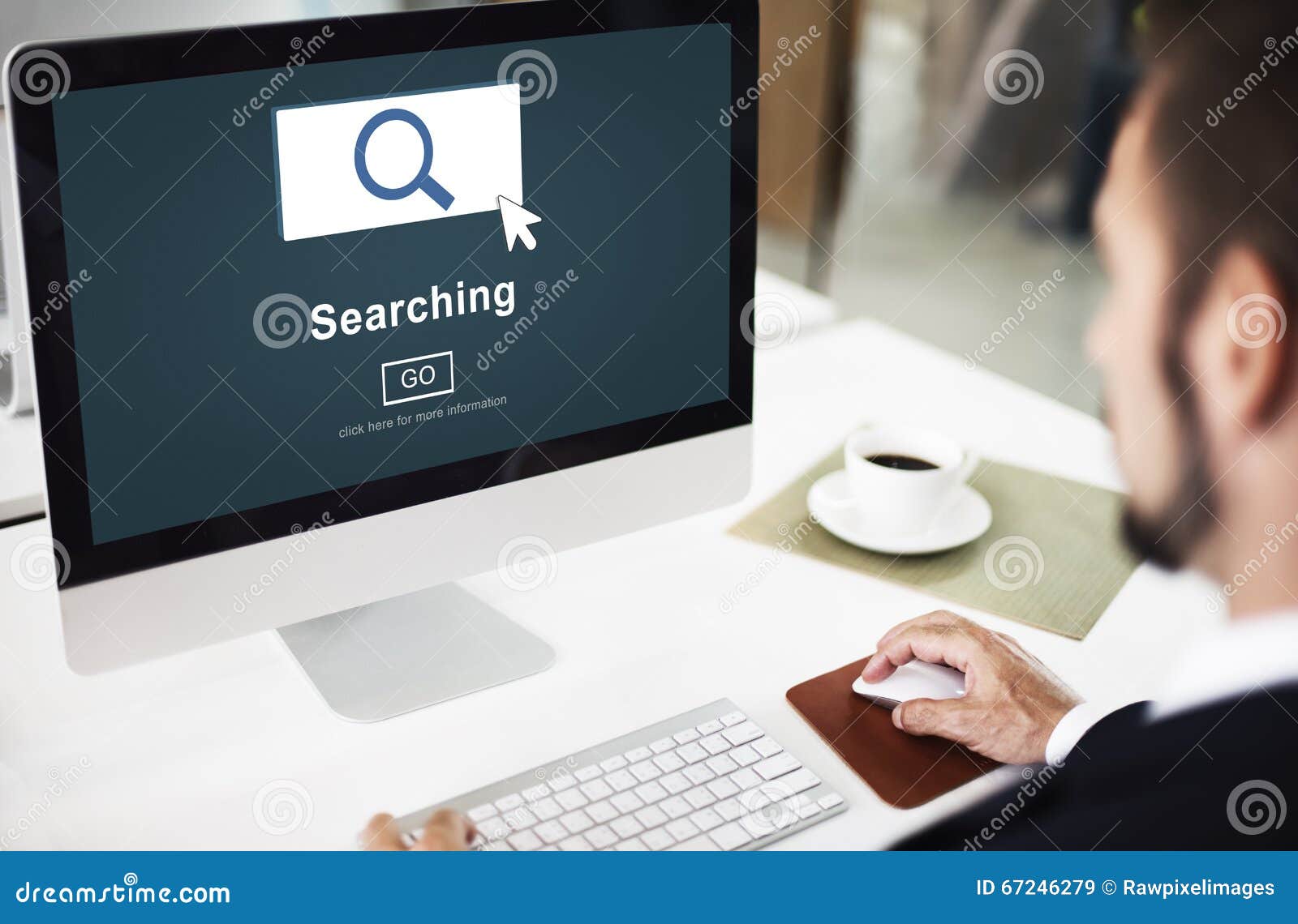 Searching SEO Homepage Navigation Information Concept Stock Image ...