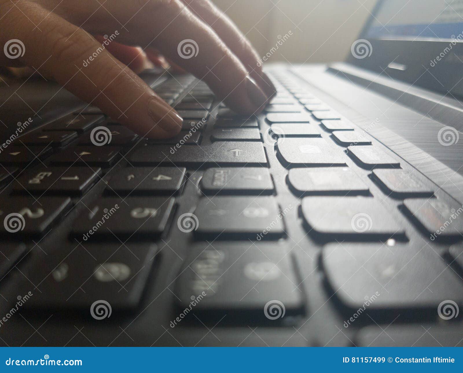 Searching stock image. Image of fingers, closeup, keyboard - 81157499
