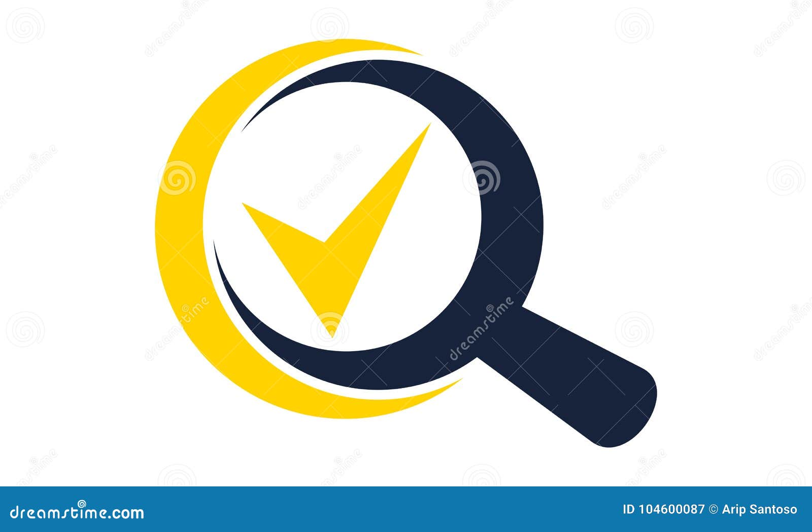 Searching Verify Template Cartoon Vector | CartoonDealer.com #104600209