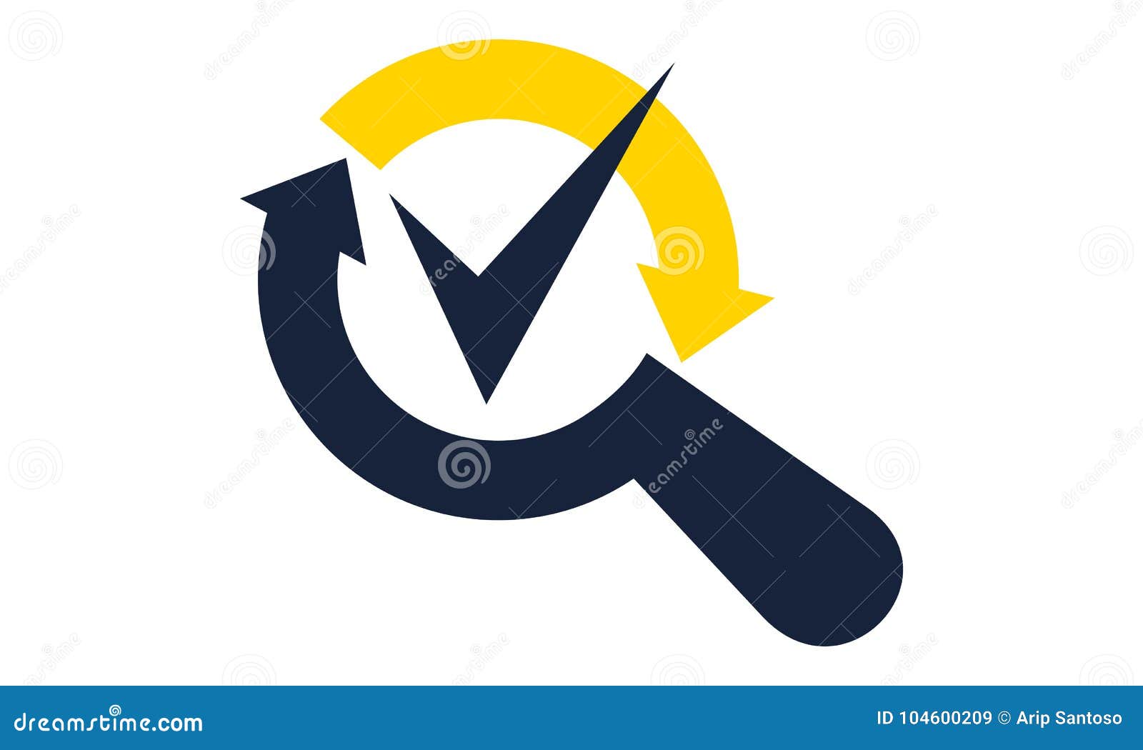 Searching Verify Template Cartoon Vector | CartoonDealer.com #104600209