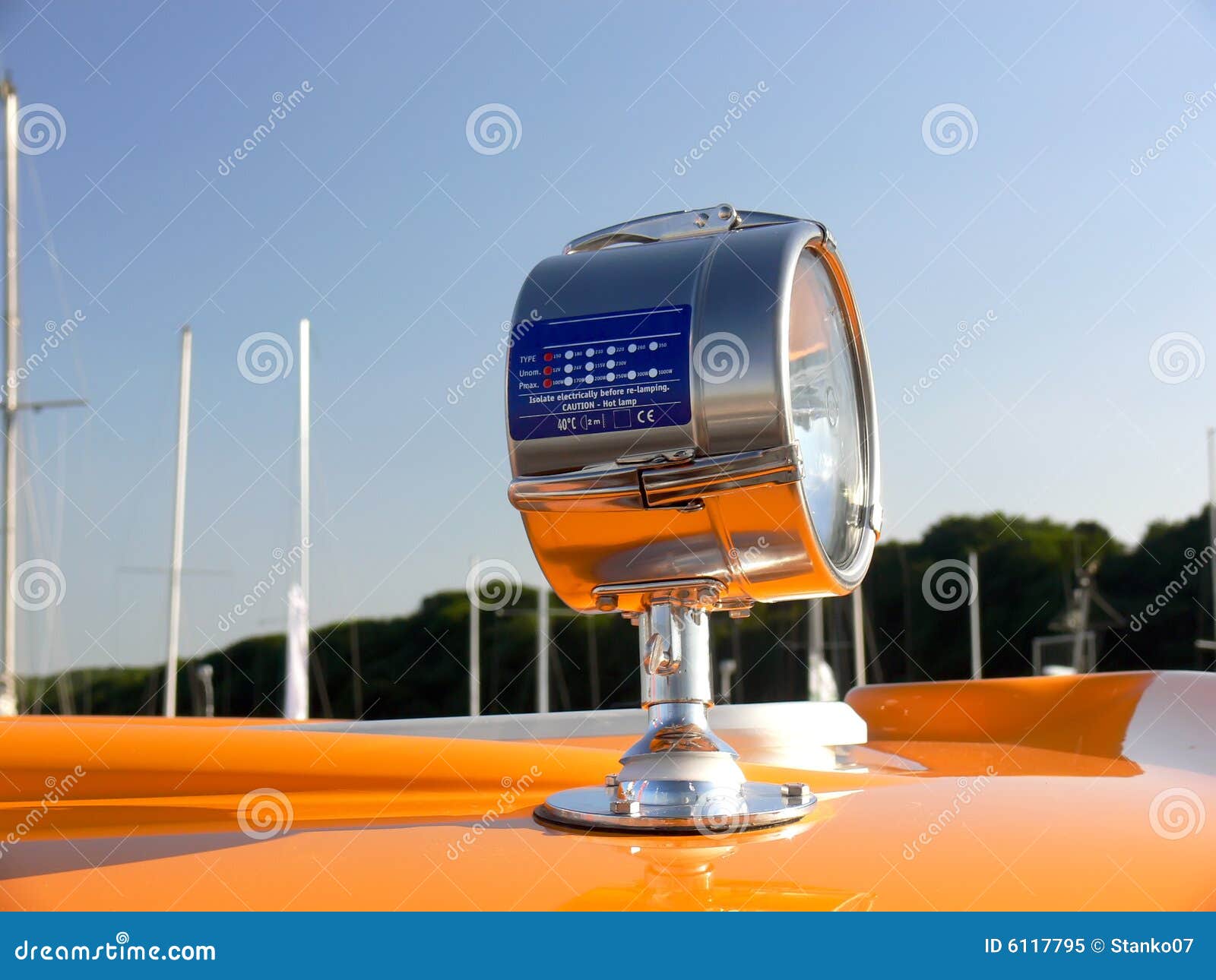 Searchlight stock image. Image of details, circle, halogen - 6117795