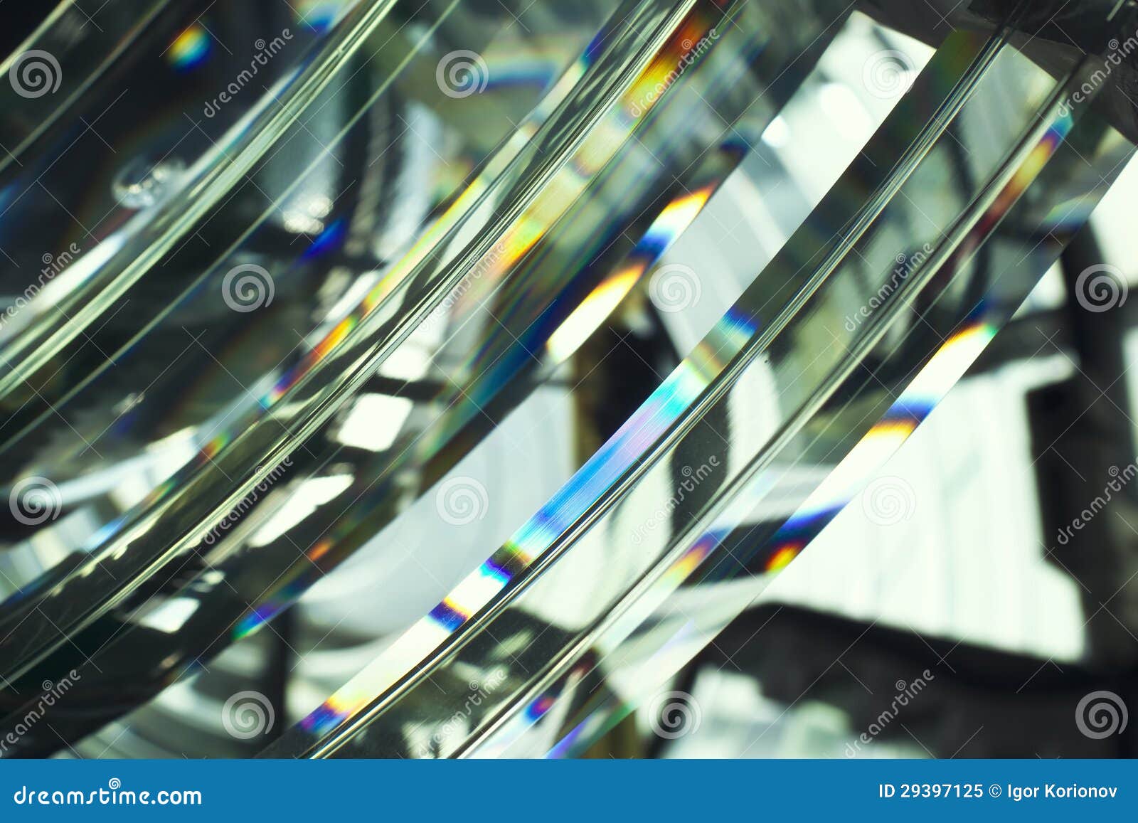 Rainbow Spectrum Of Colors Caused By Breaking And Dispersion Of ...