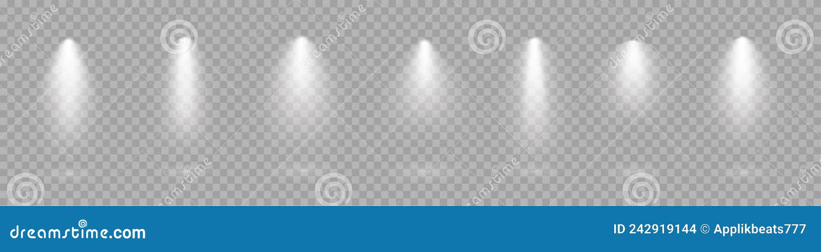 Searchlight Collection for Vector Spotlights Light Transparent Effects ...