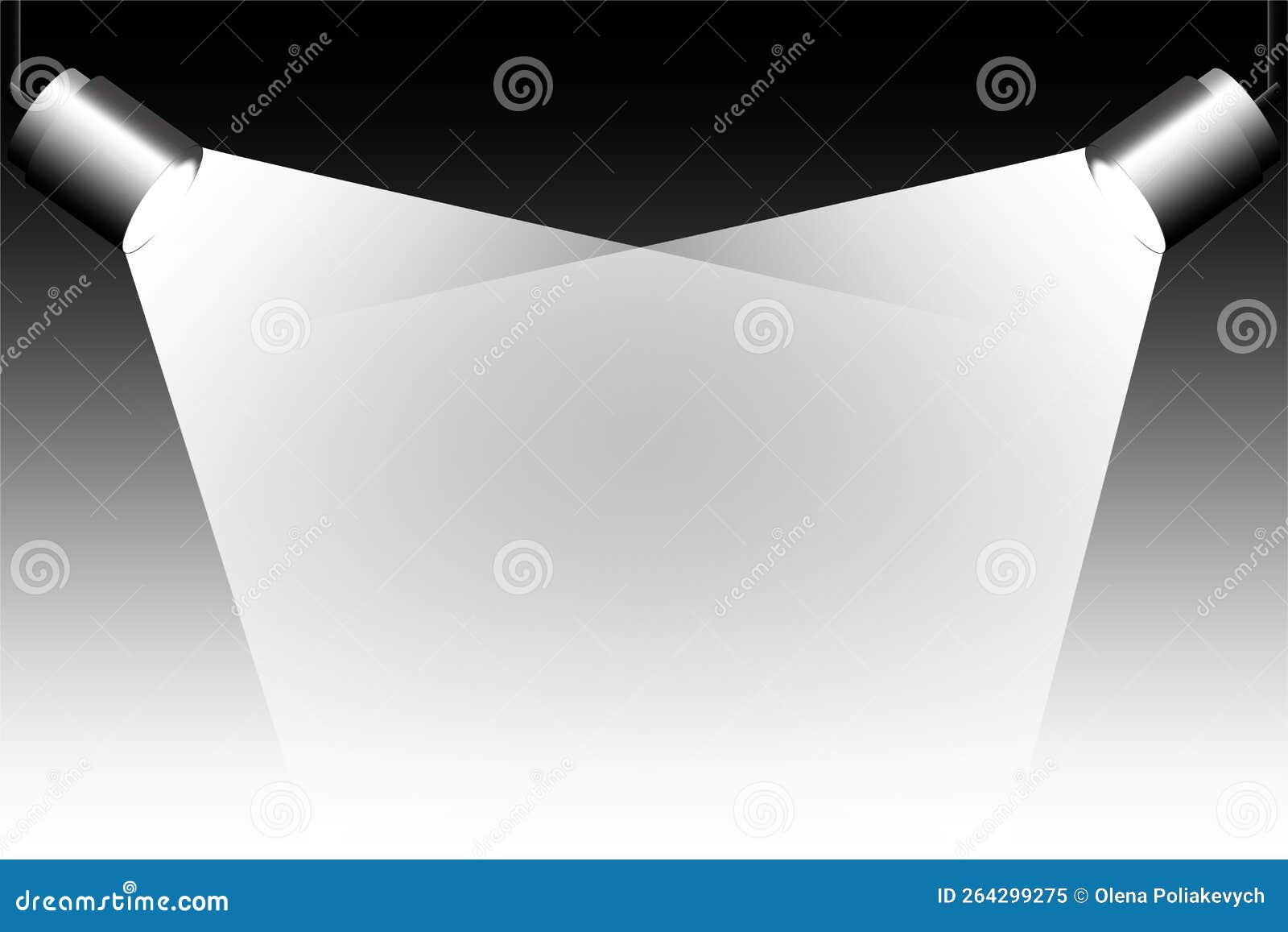 Searchlights on Transparent Background. Festive Background. Vector ...