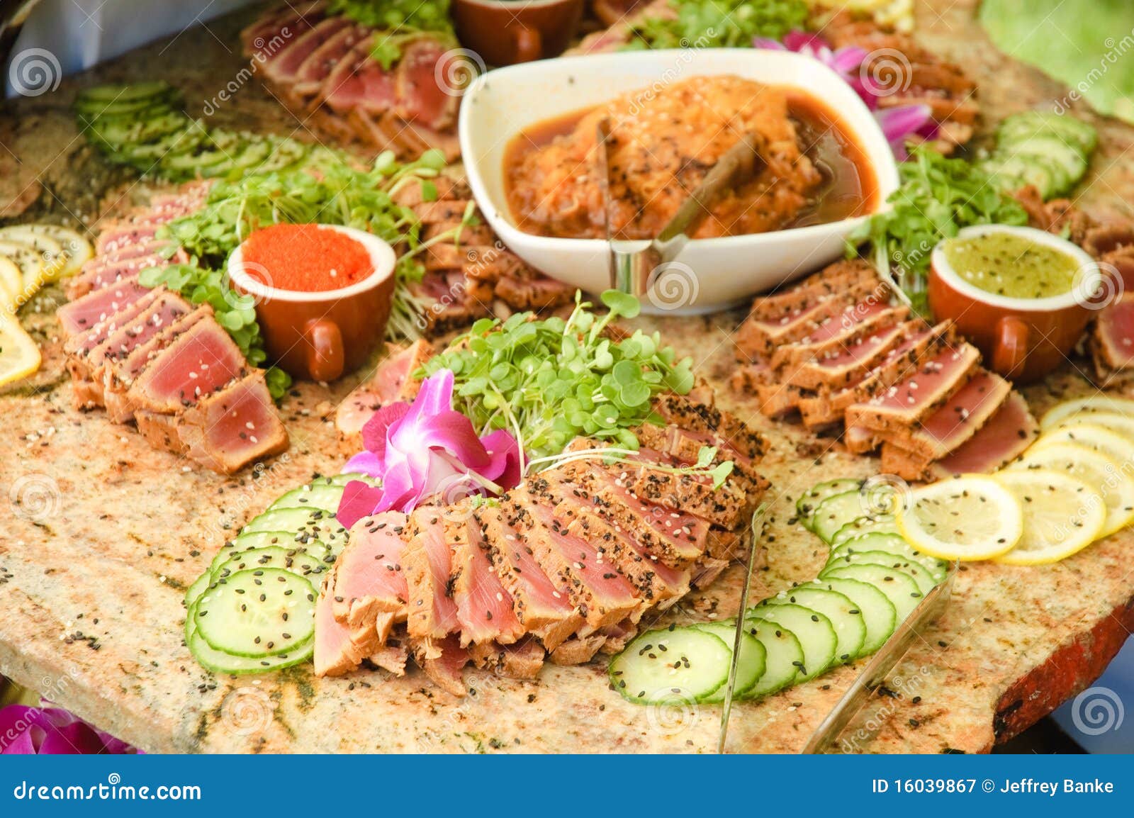 Seared Ahi stock image. Image of ginger, seafood, seed - 16039867