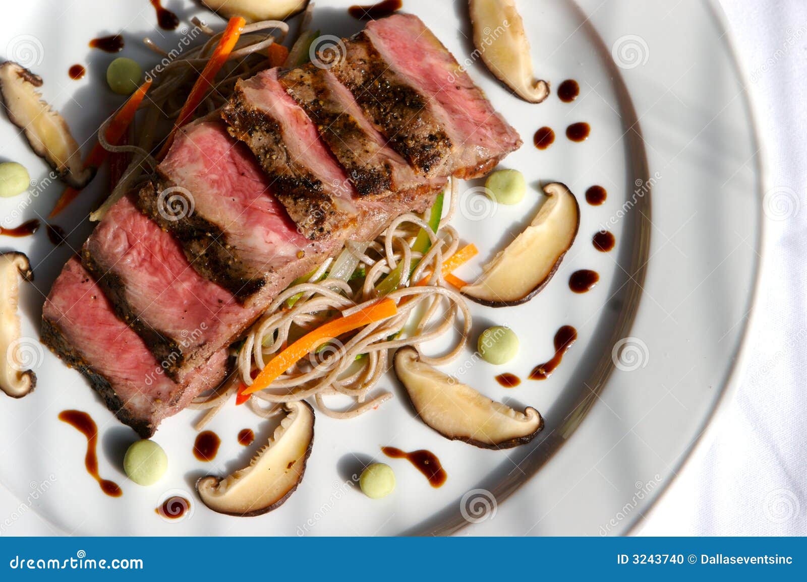 Seared beef stock photo. Image of dining, cooked, mediterranean - 3243740