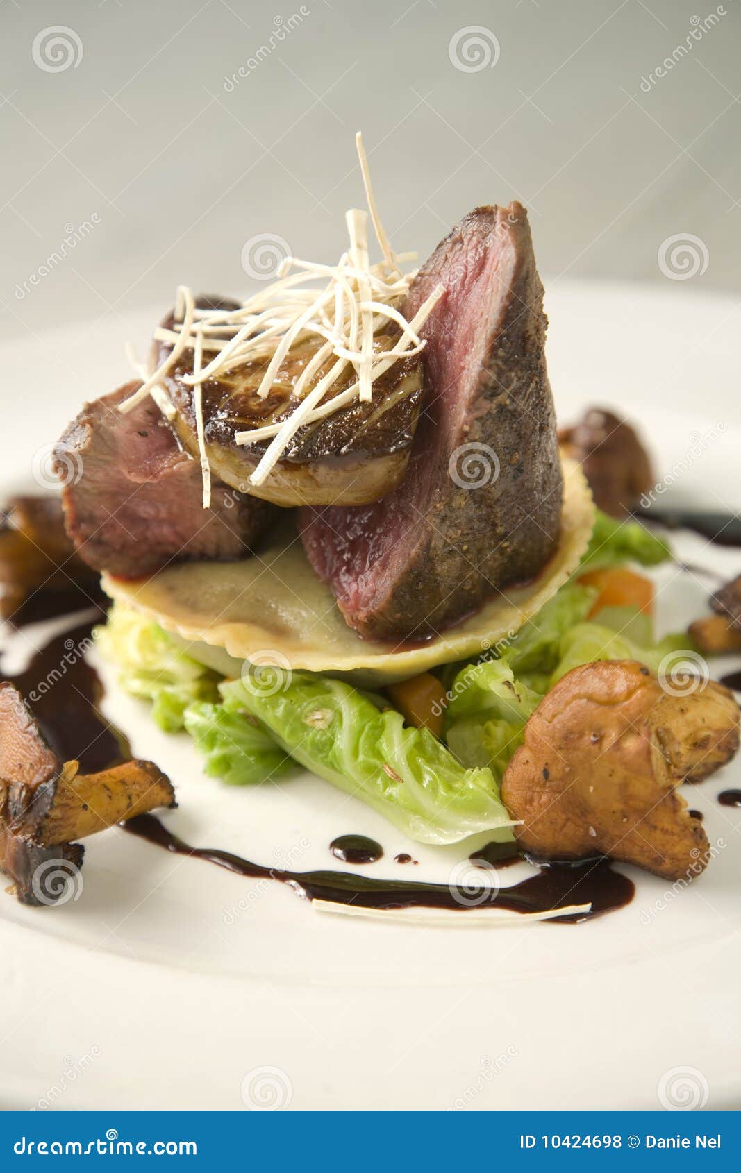 Seared Game fillet stock photo. Image of gourmet, shiitaki - 10424698