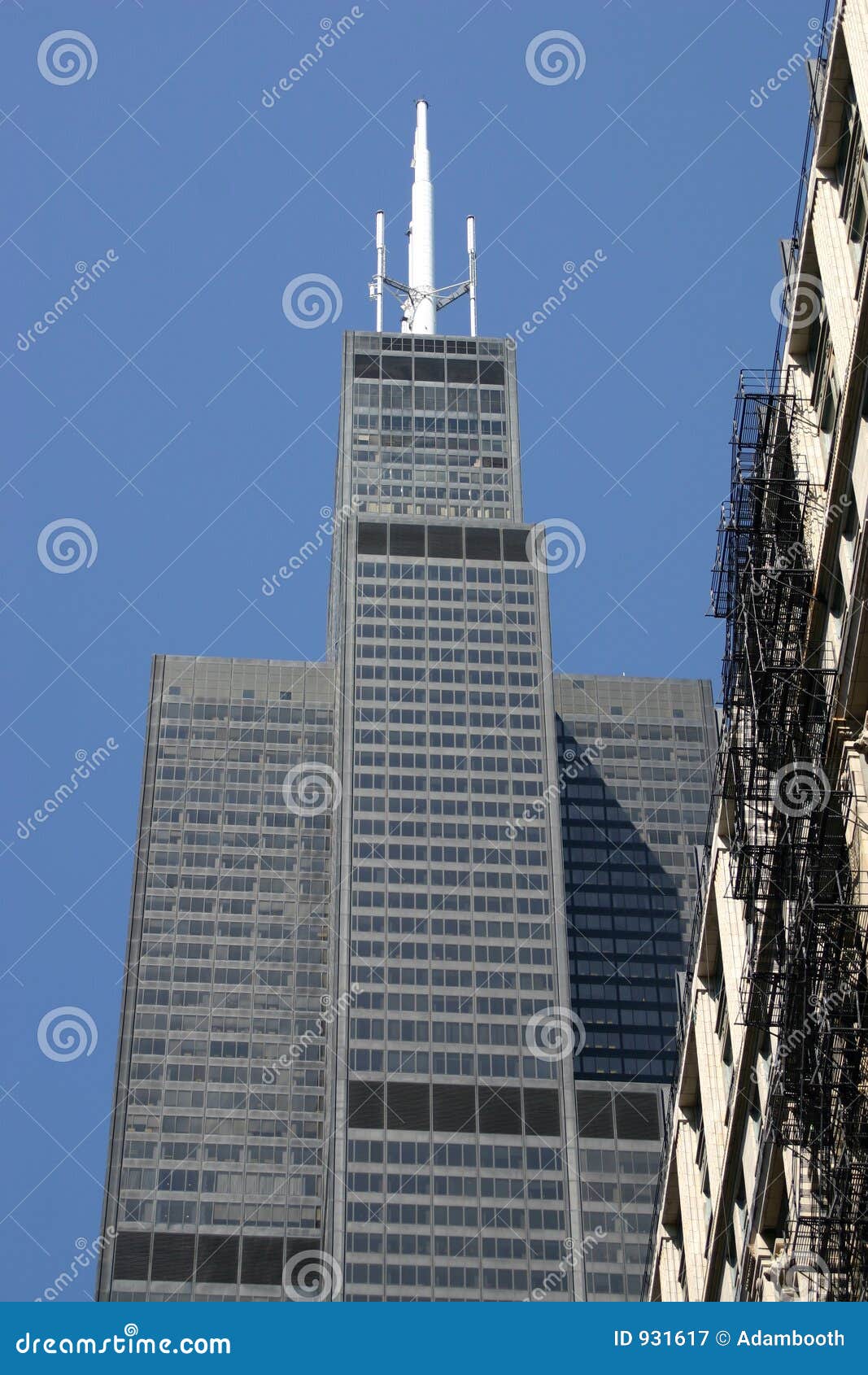 Sears Tower editorial photography. Image of office, cityscape - 931617