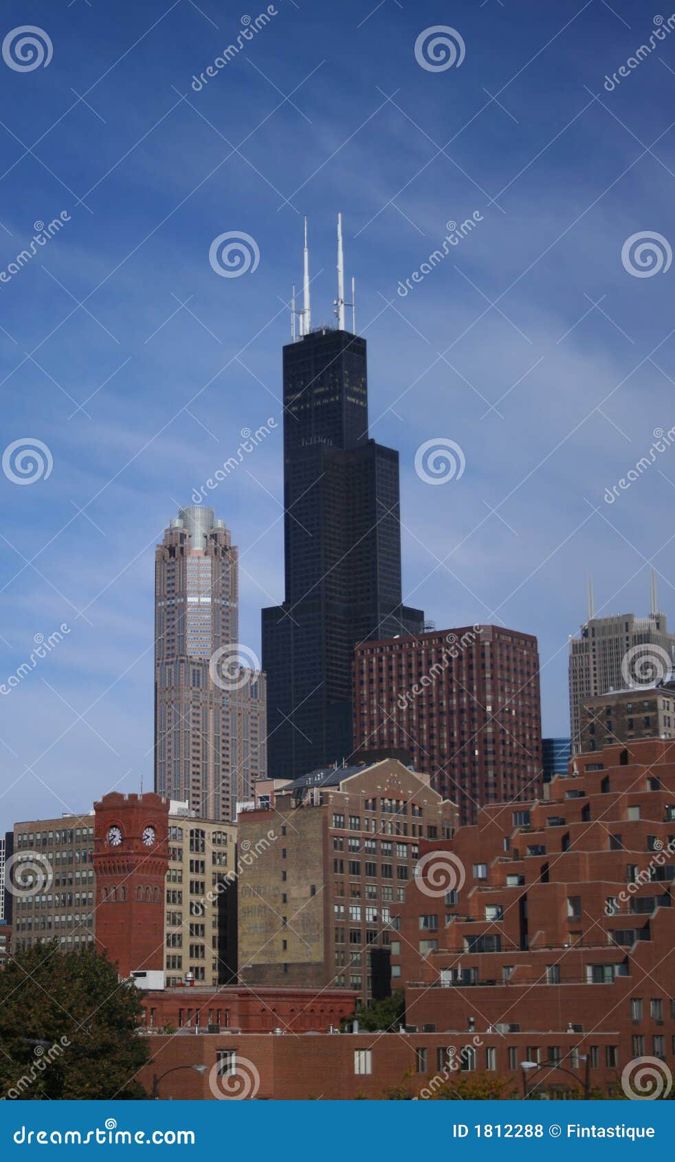 Sears tower Chicago editorial stock photo. Image of sears - 1812288