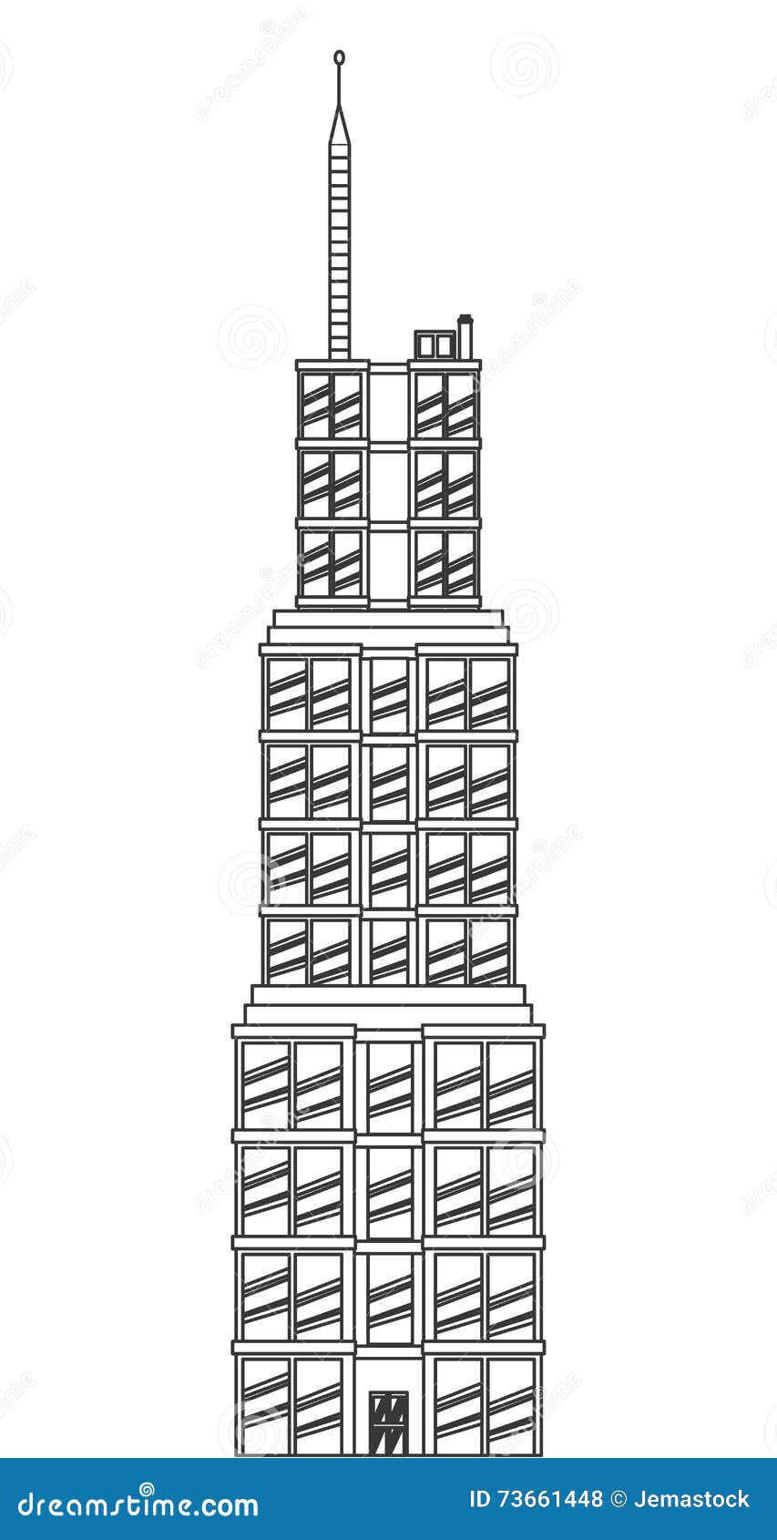 Sears Tower Icon Royalty-Free Illustration | CartoonDealer.com #73661130