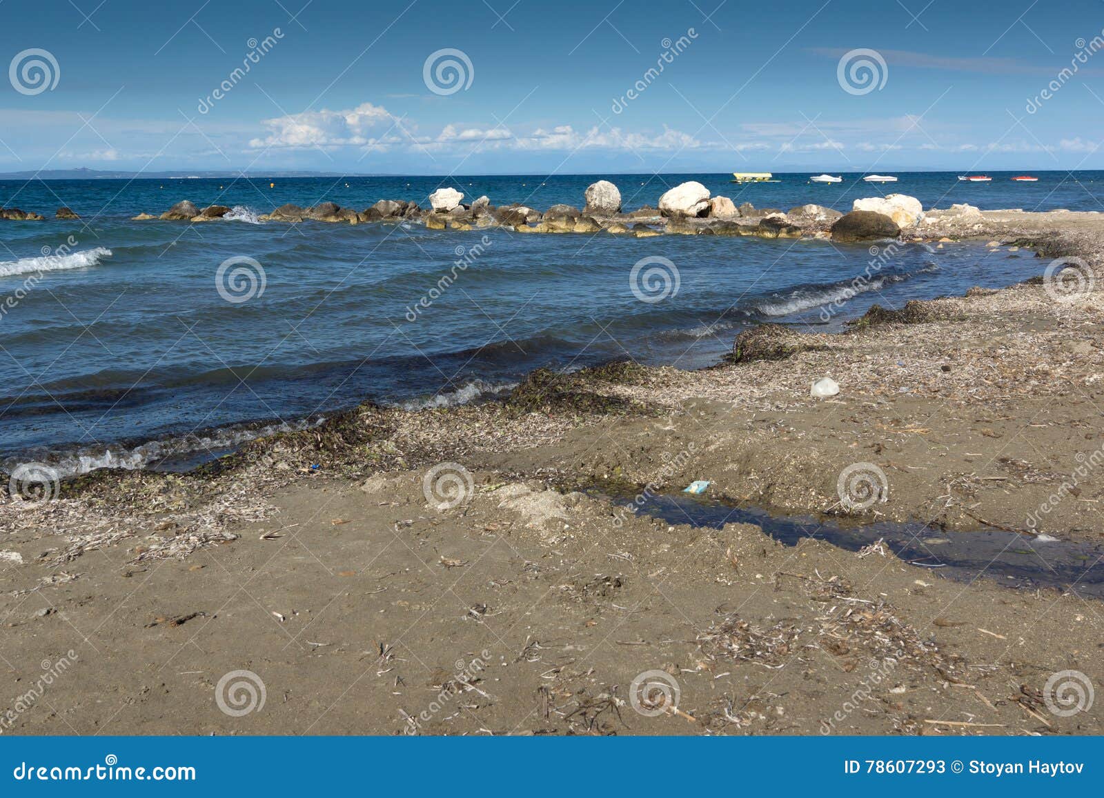 Seascape from Argassi Beach, Zakynthos Island Stock Image - Image of ...